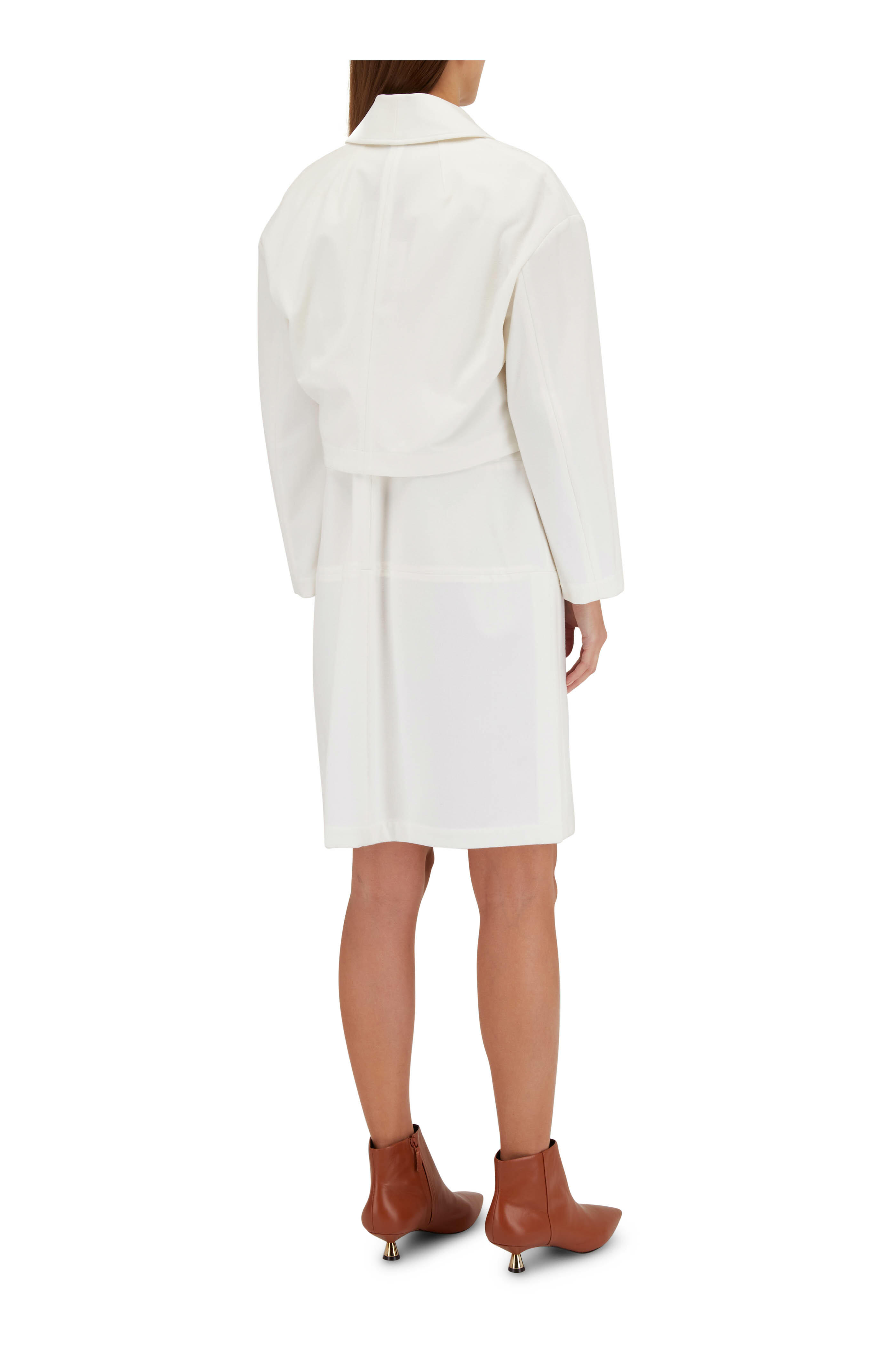 KZ_K Studio - Satellite Cream Darted Jacket | Mitchell Stores
