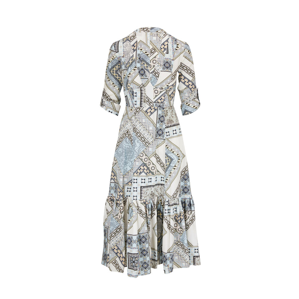 Etro - Patchwork Print Cotton Midi Dress | Mitchell Stores