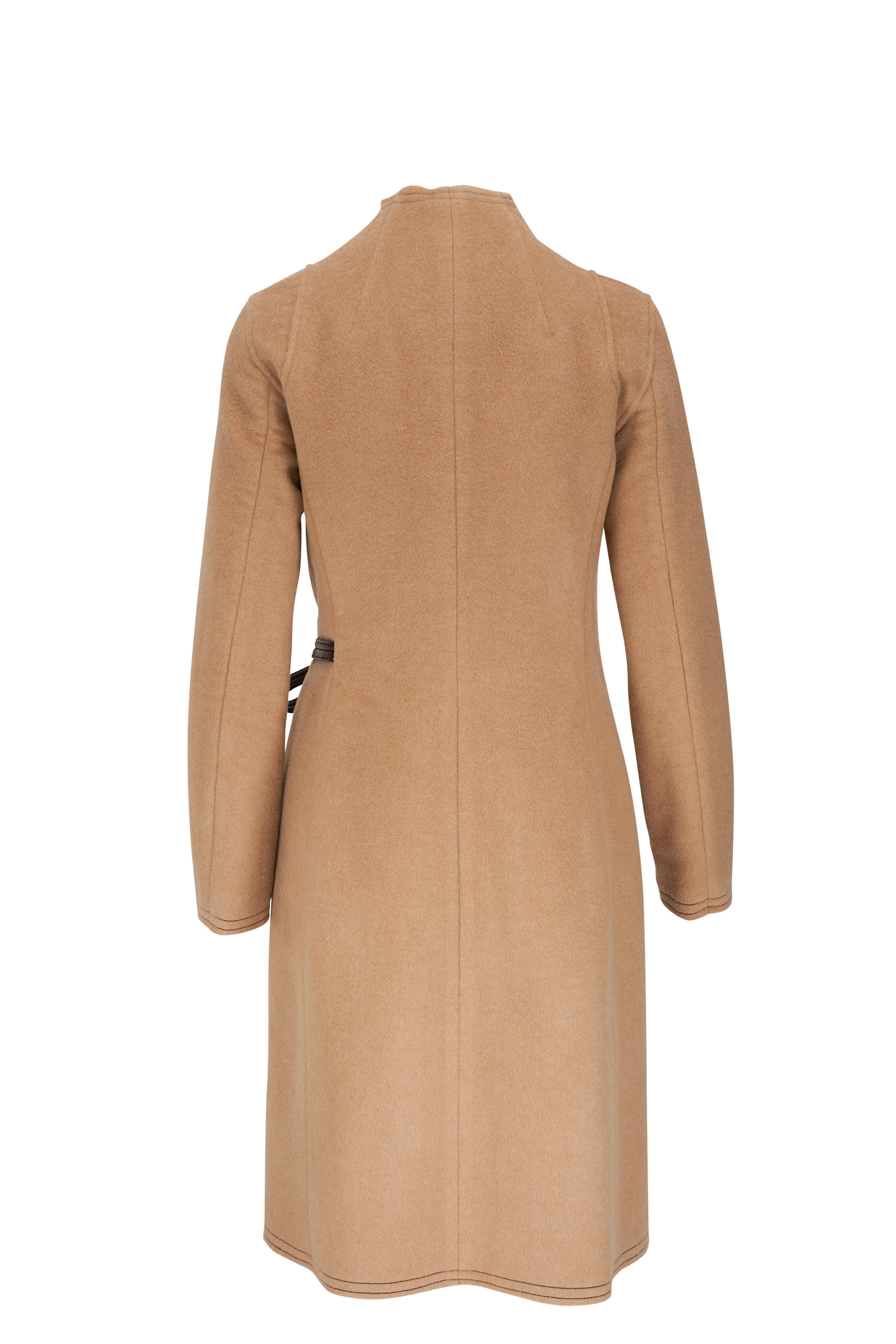 KZ_K Studio - Travertine Wool Cashmere Reversible Linear Coat