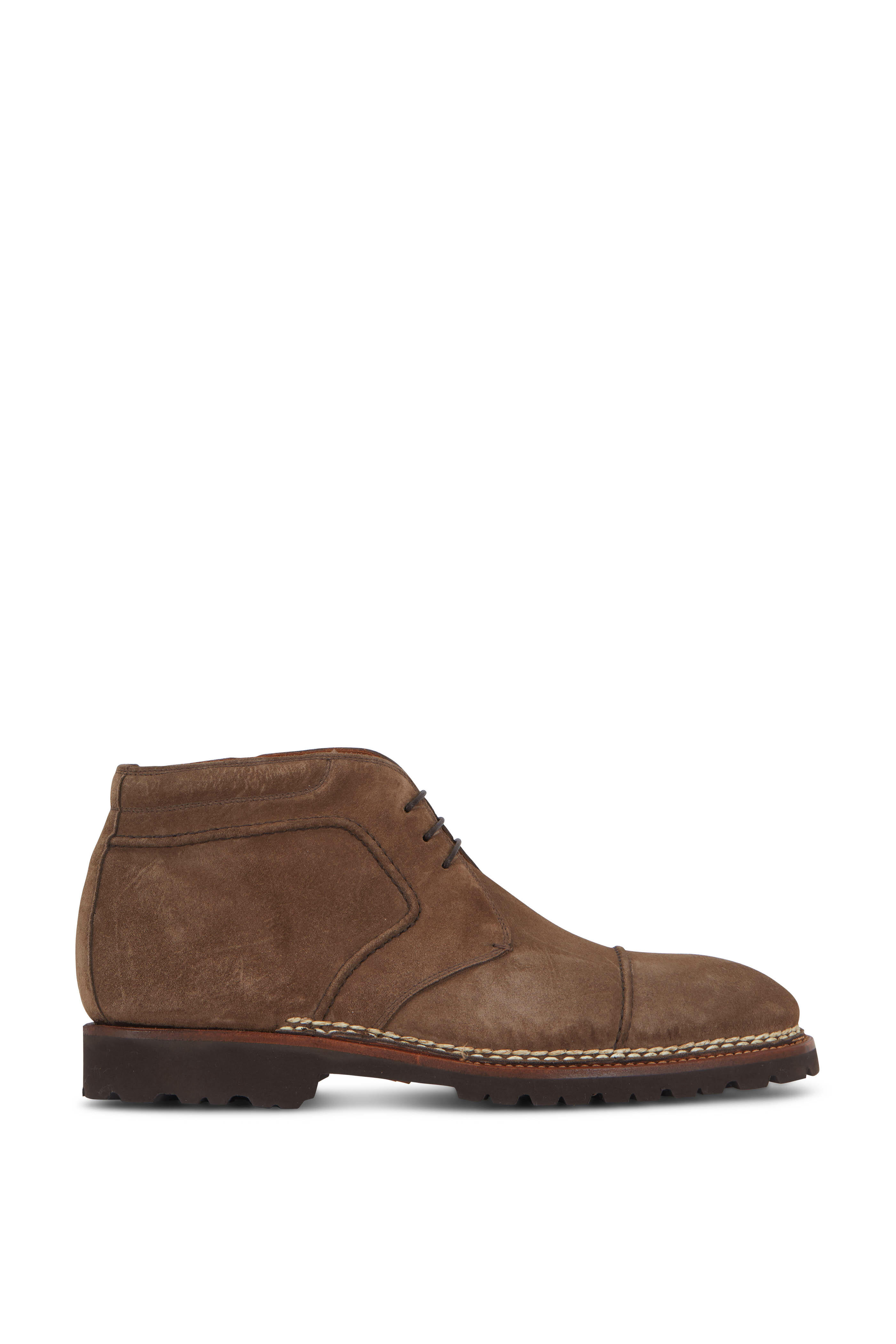 Bontoni - Cacciatore Ardesia Suede Lace-Up Boot | Mitchell Stores