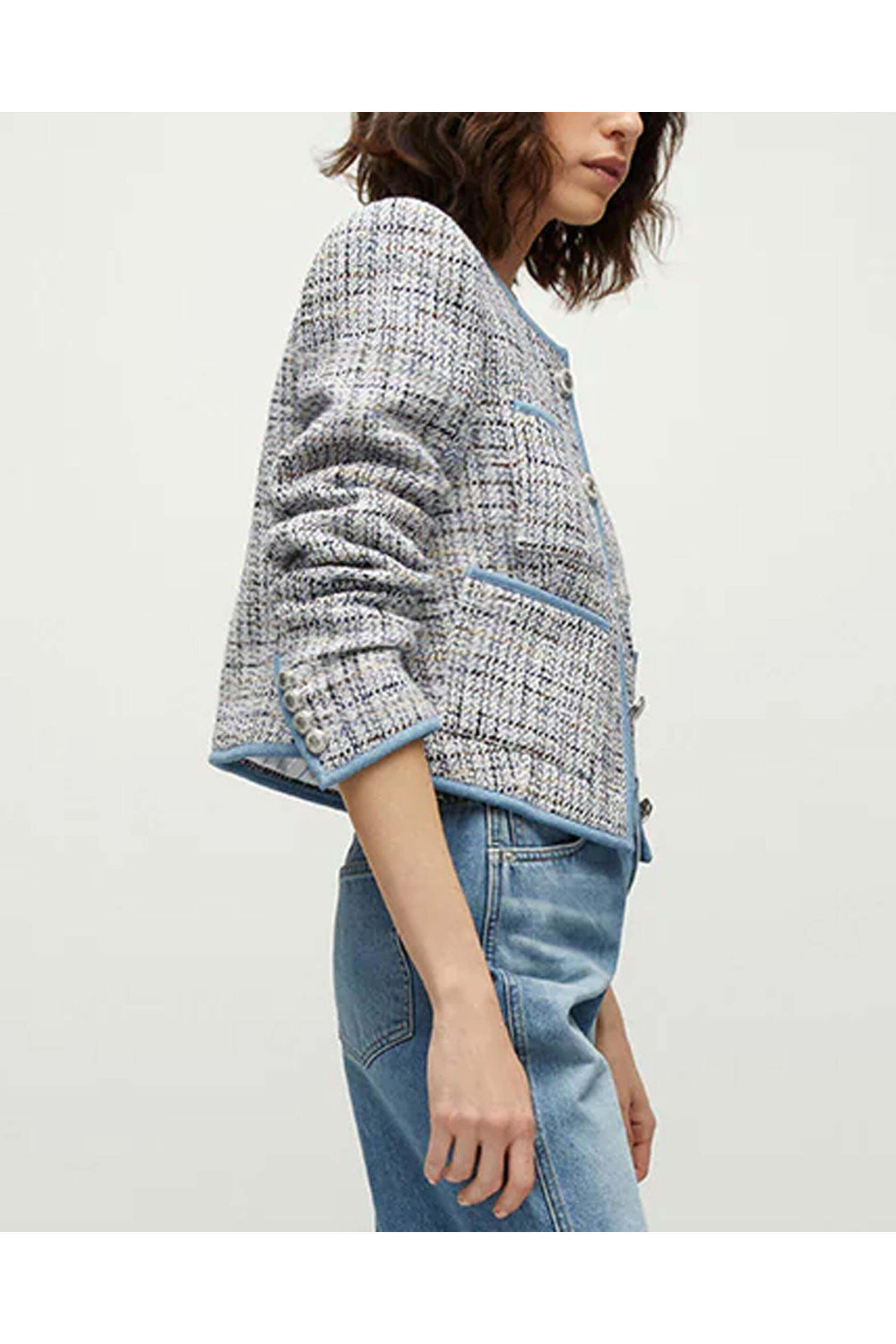 Veronica Beard - Blue Tweed Darla Jacket | Mitchell Stores