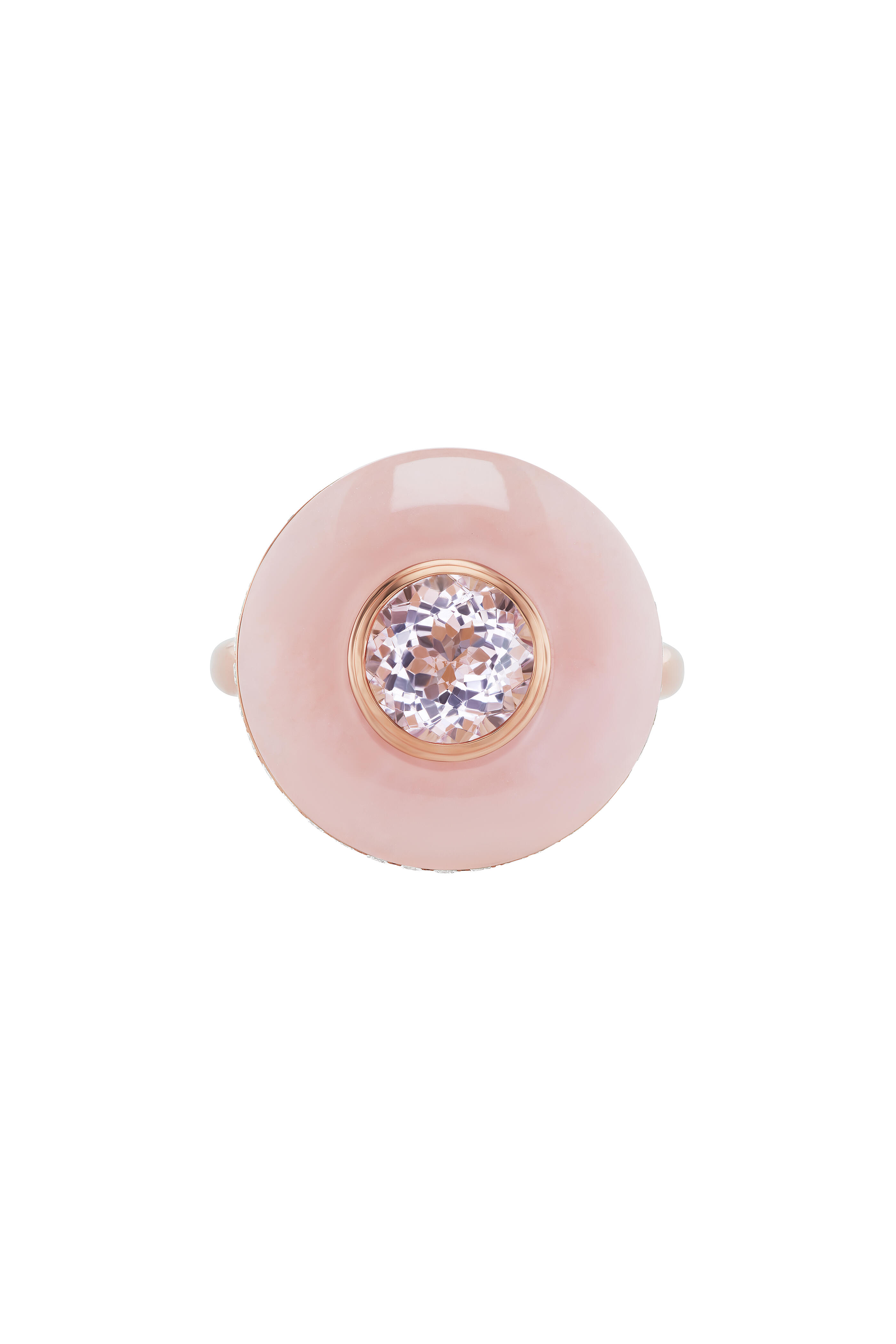 Emily P. Wheeler - Balance Morganite Diamond & Opal Ring