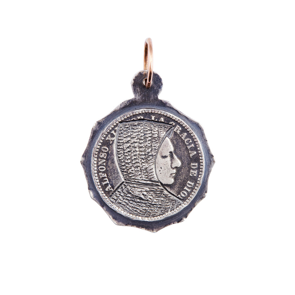 Tina Negri - 18K Gold & Silver Alfonso Pendant | Mitchell Stores