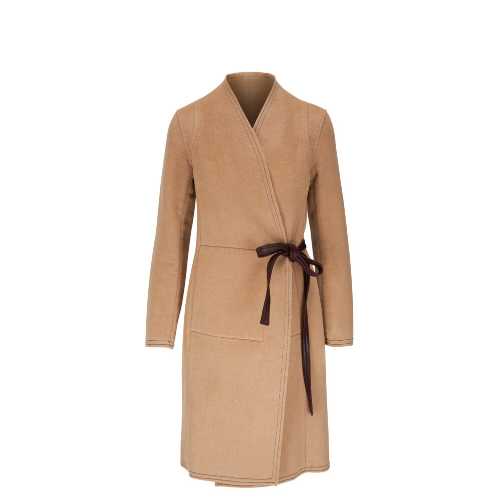 KZ_K Studio - Travertine Wool Cashmere Reversible Linear Coat