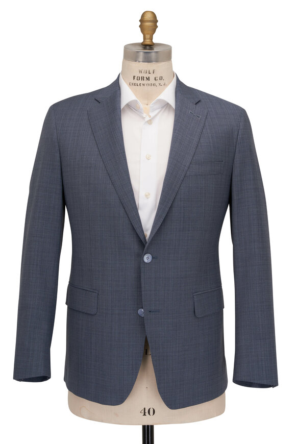 Atelier Munro - Slate Blue Stretch Wool Suit | Mitchell Stores