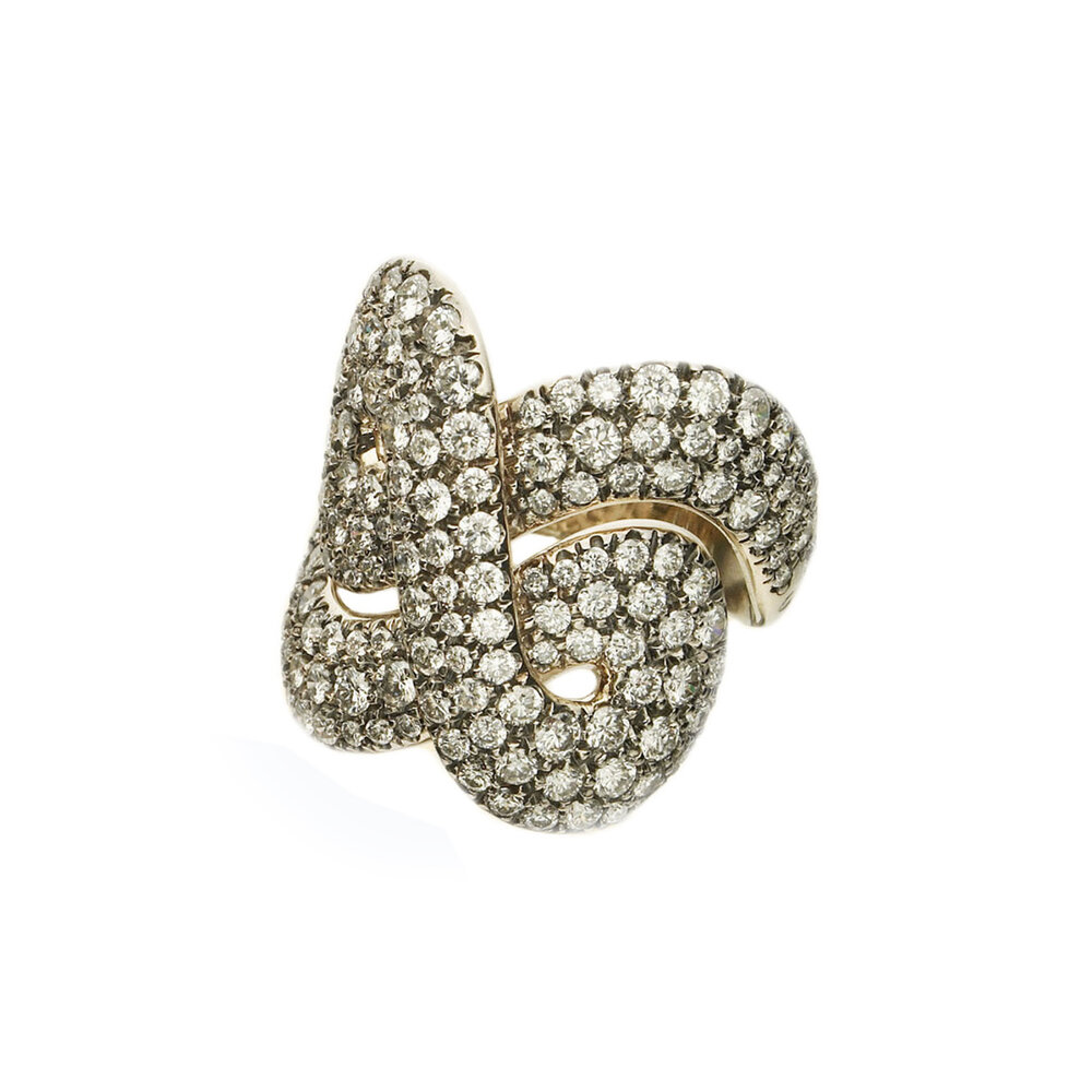 H. Stern - Noble Gold Diamond Celtic Ring | Mitchell Stores
