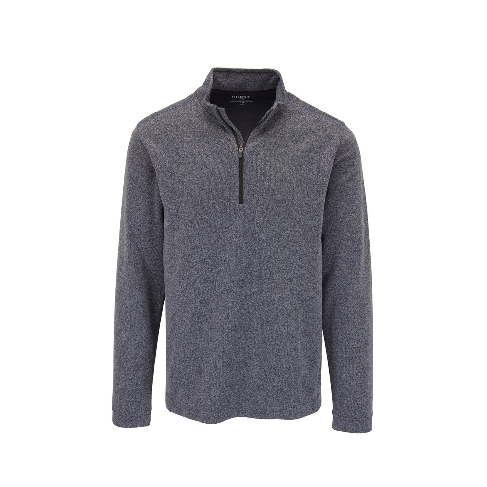 Rhone Apparel - Dark Gray Heather Quarter Zip Pullover