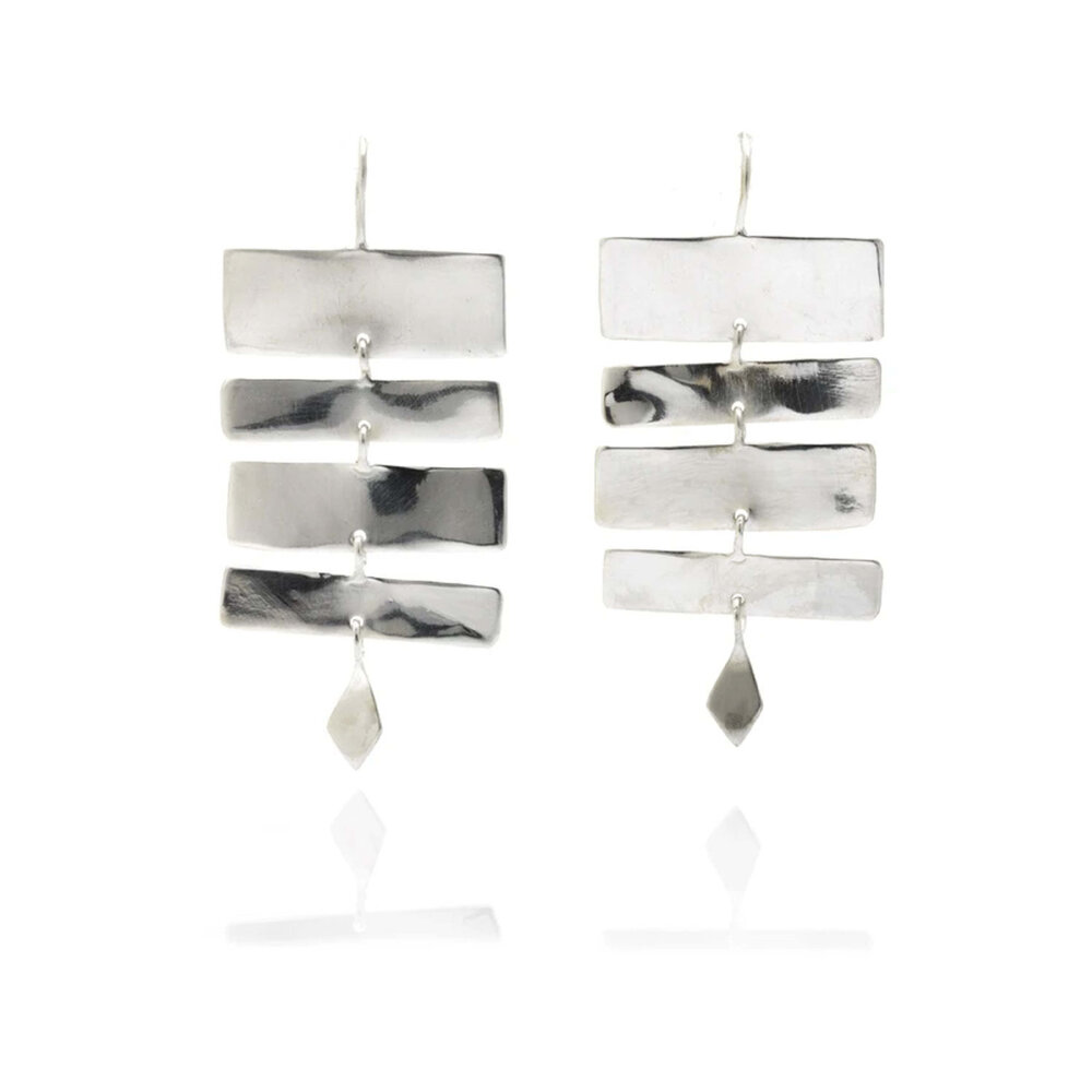 Ariana Boussard- Reifel - Sterling Silver Short Antilles Earrings