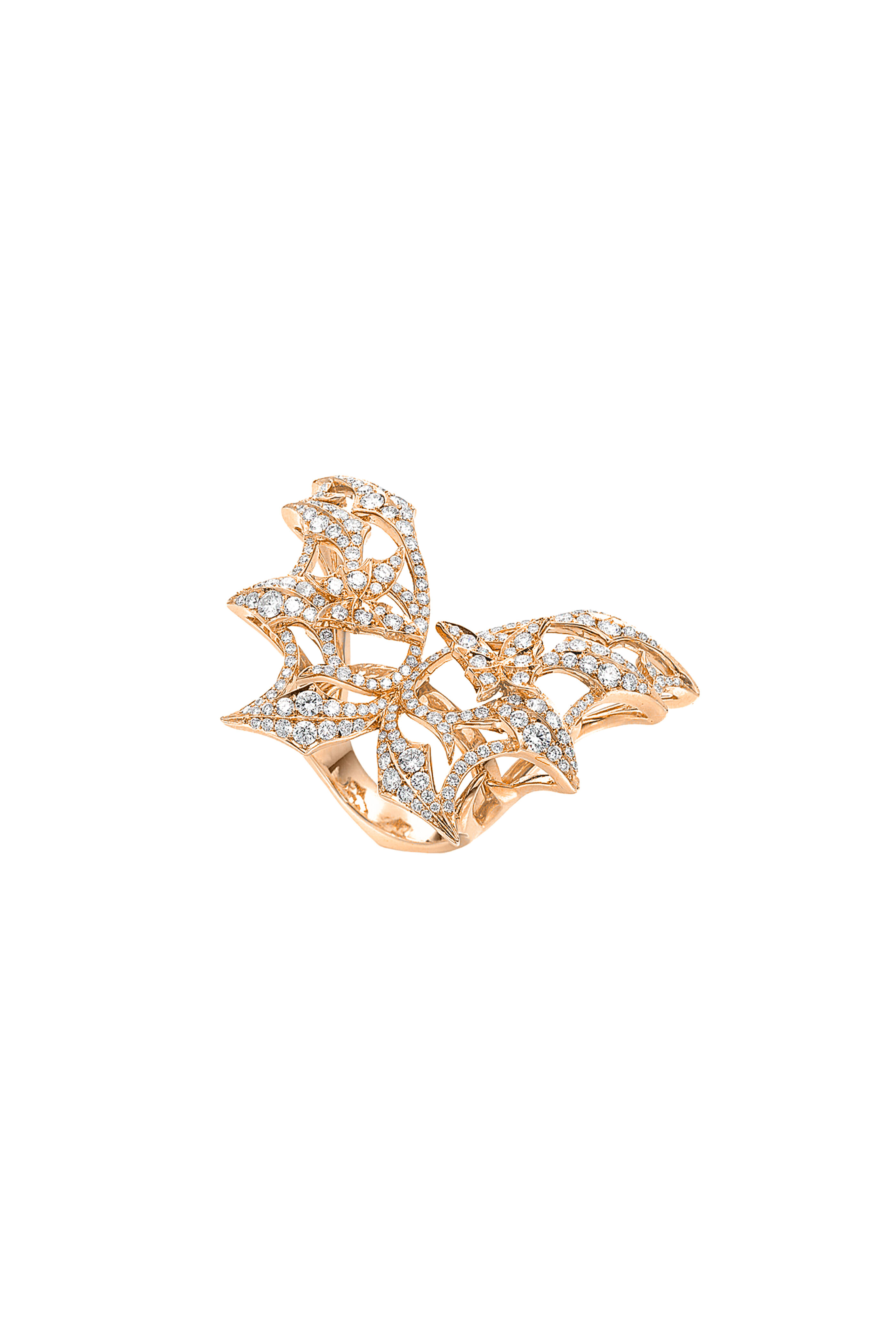 Stephen Webster - 18K Rose Gold Diamond Fly By Night Ring