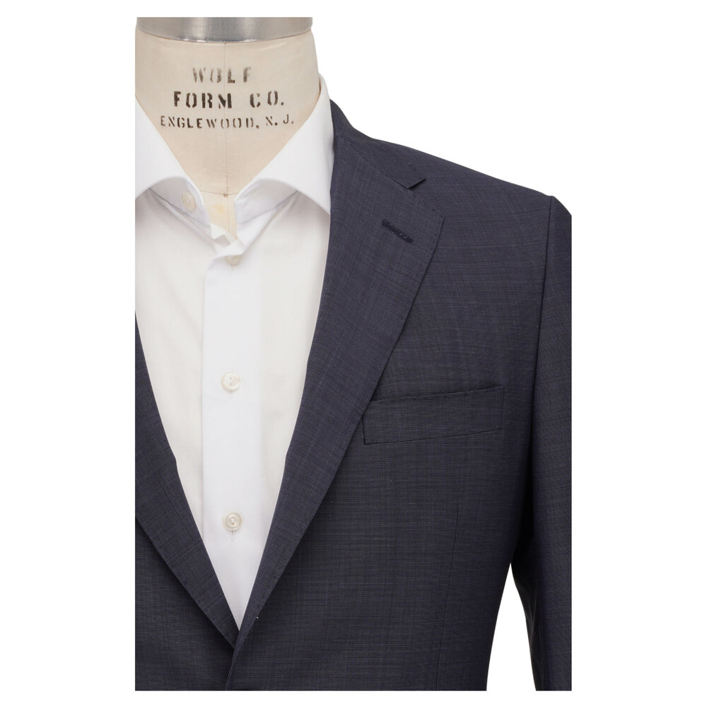 Samuelsohn - Gray Tonal Fine Plaid Suit | Mitchell Stores