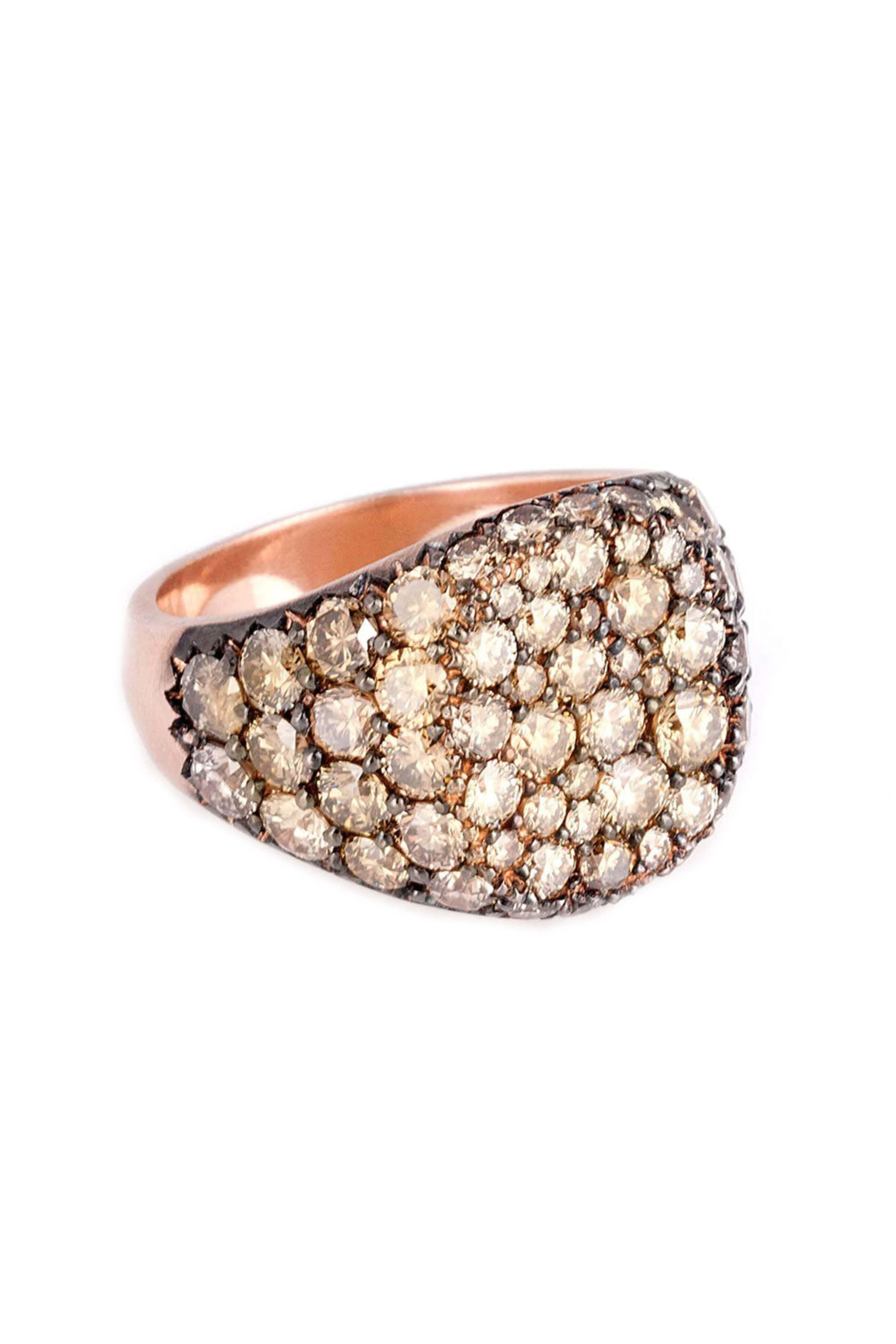 Sylva & Cie - Champagne Diamond Ghetto Chic Ring