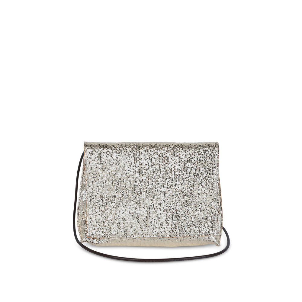 B May Bags - Prosecco Metallic Leather Crossbody