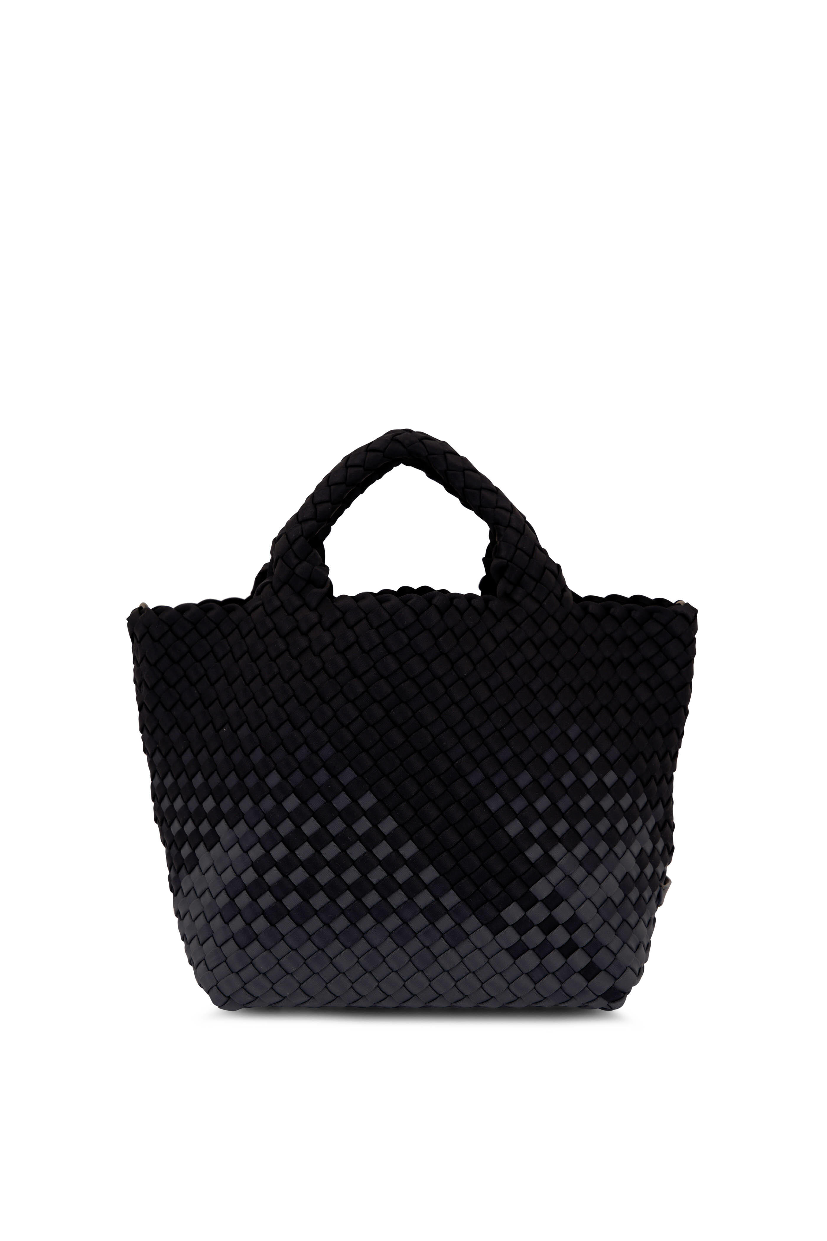 Naghedi - St. Barth's Olea Woven Dark Grey Tote Bag
