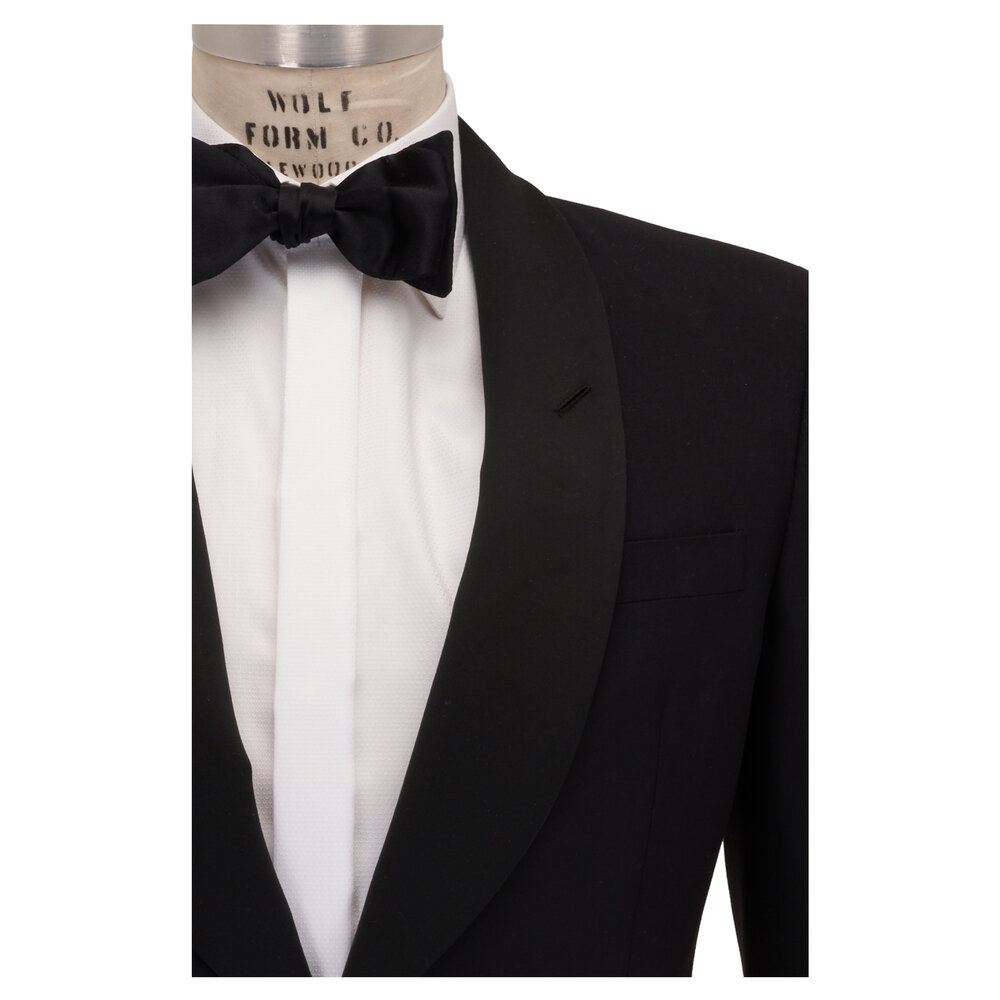 Ralph Lauren Purple Label - Formal Black Wool Shawl Collar Tuxedo