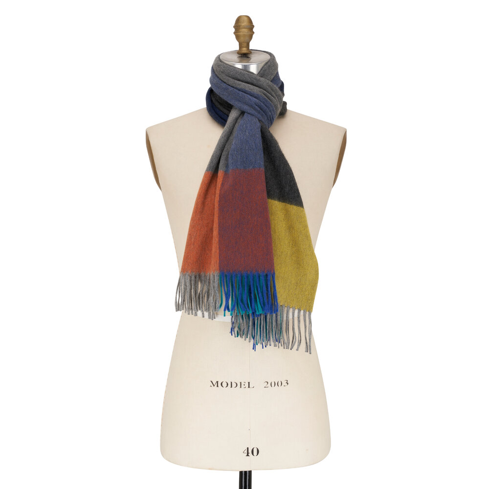 Alex Begg - Arran Taylor Spectrum Multi Cashmere Scarf