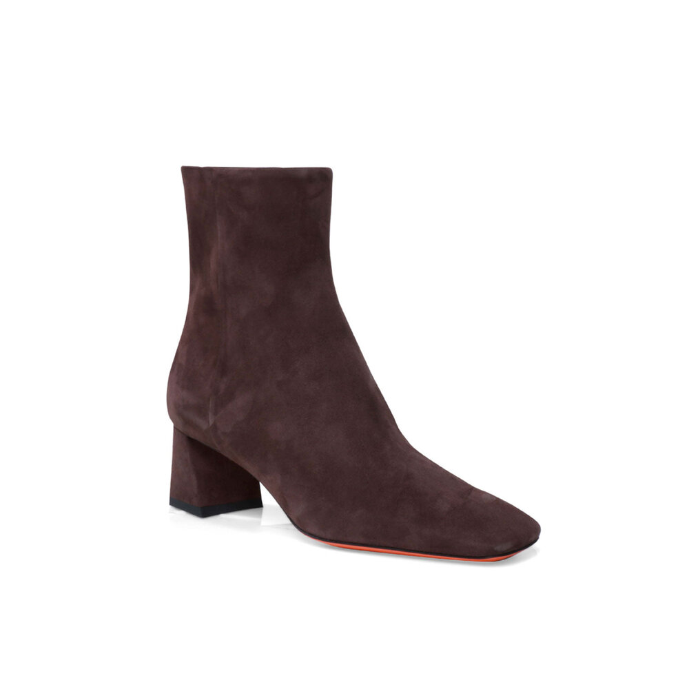 Santoni - Marta Bootie in Brown | Mitchell Stores
