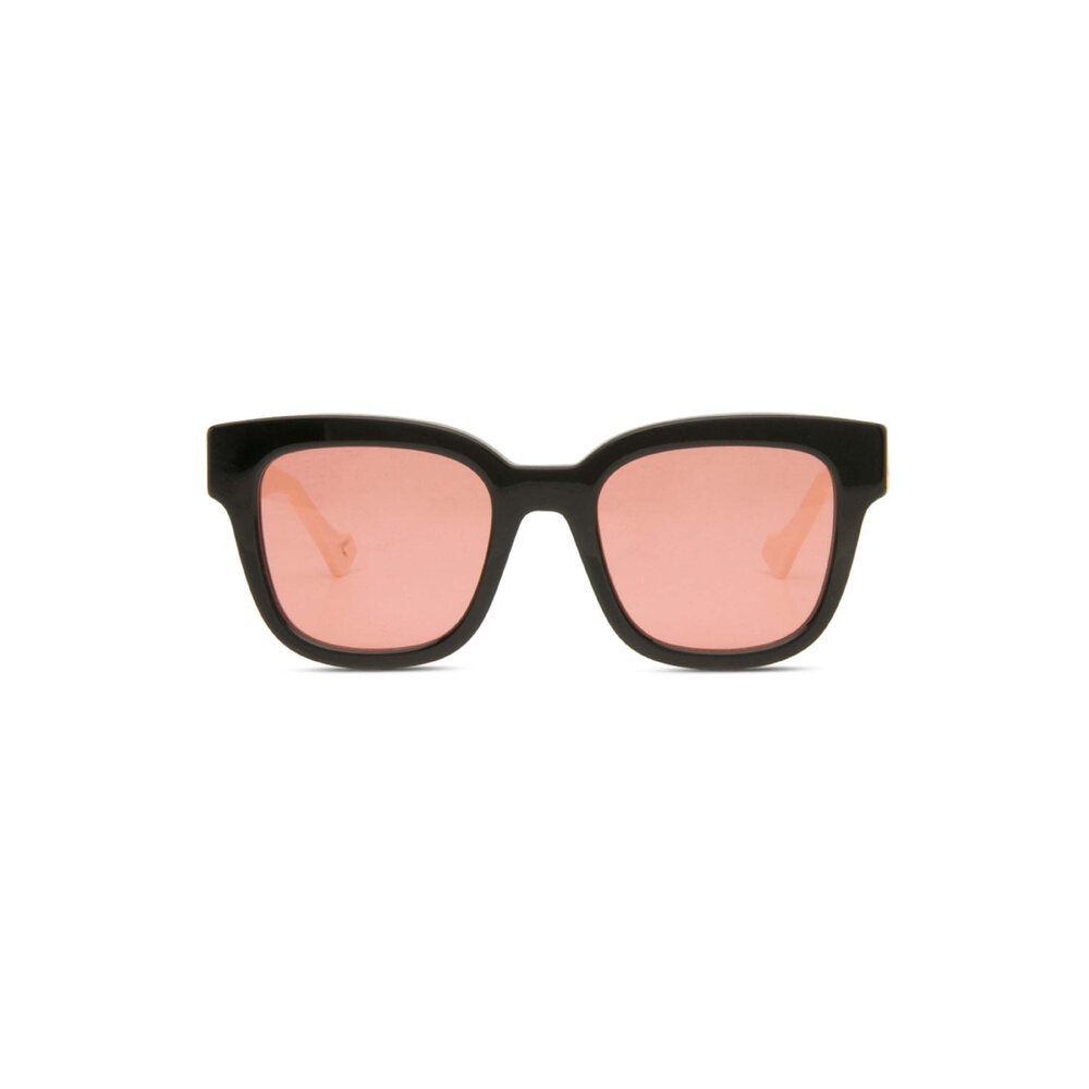 Gucci Sunglasses/safilo - Black And Pink Oversized Sunglasses