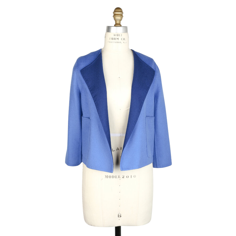 Kiton - Blue Double-Faced Cashmere Reversible Jacket