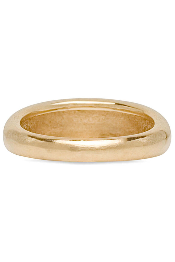 Hannah Ferguson - Yellow Gold Small Dome Ring | Mitchell Stores