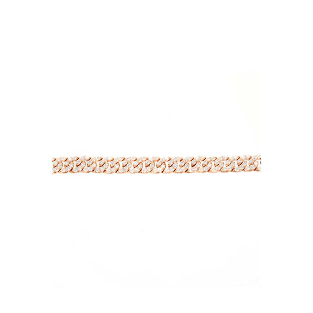 Kai Linz - Diamond Flat Cuban Link Bracelet | Mitchell Stores