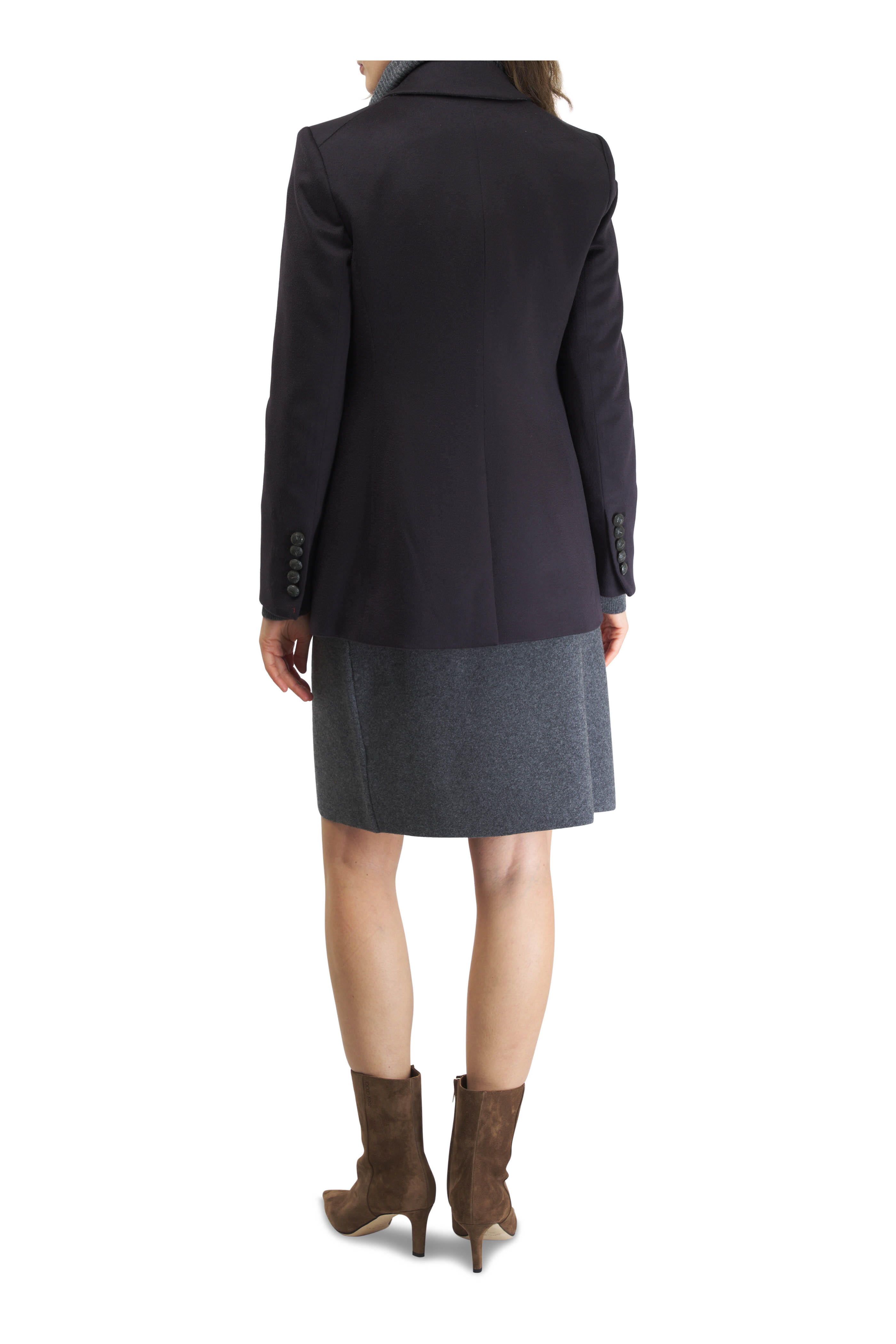 Veronica Beard - Ellette Navy Cashmere Dickey Jacket