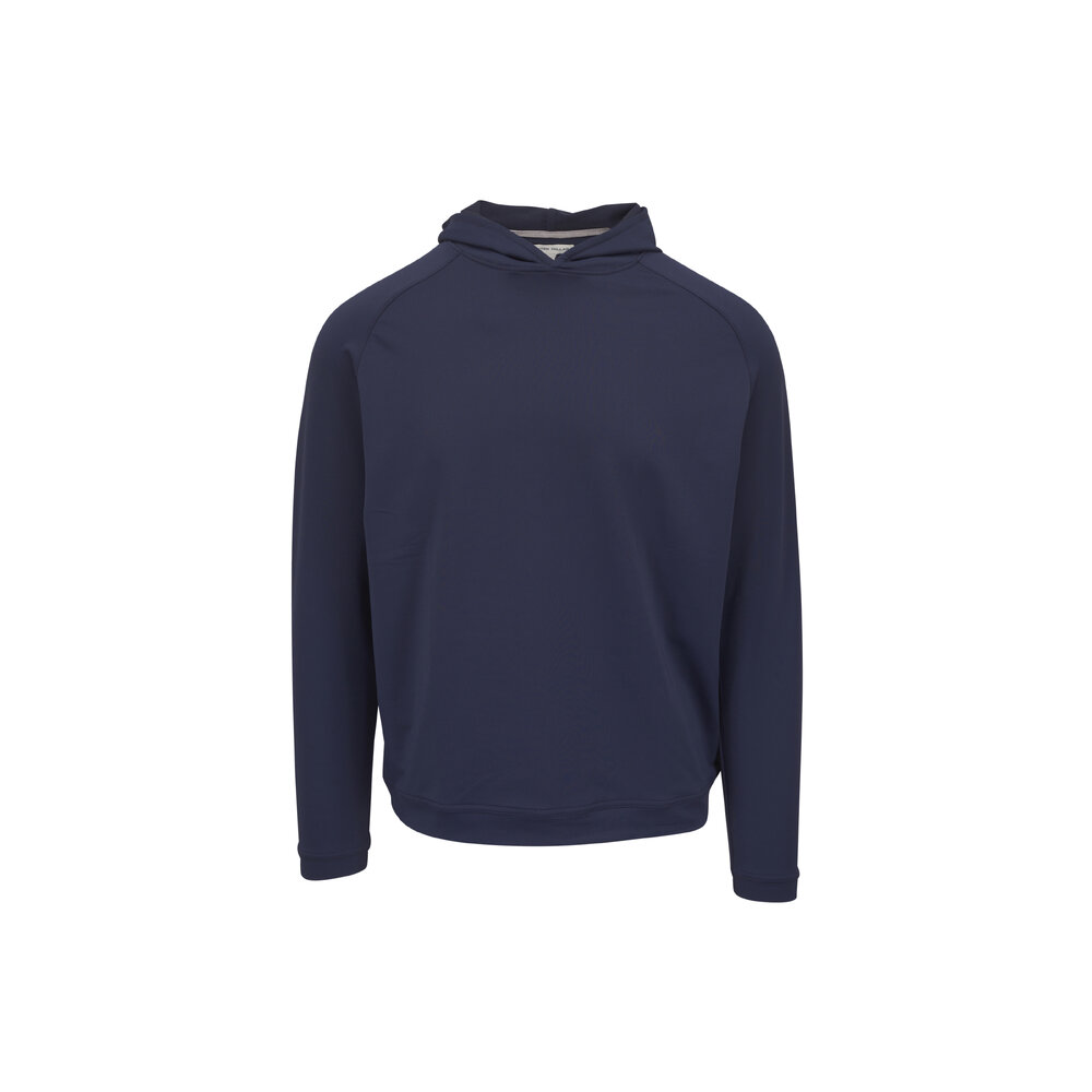 Peter Millar - Navy Pine Performance Hoodie | Mitchell Stores