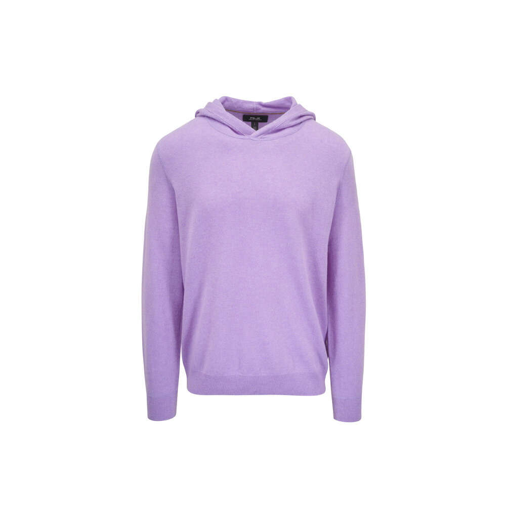 RLX Ralph Lauren - Bright Ube Cashmere Hoodie | Mitchell Stores