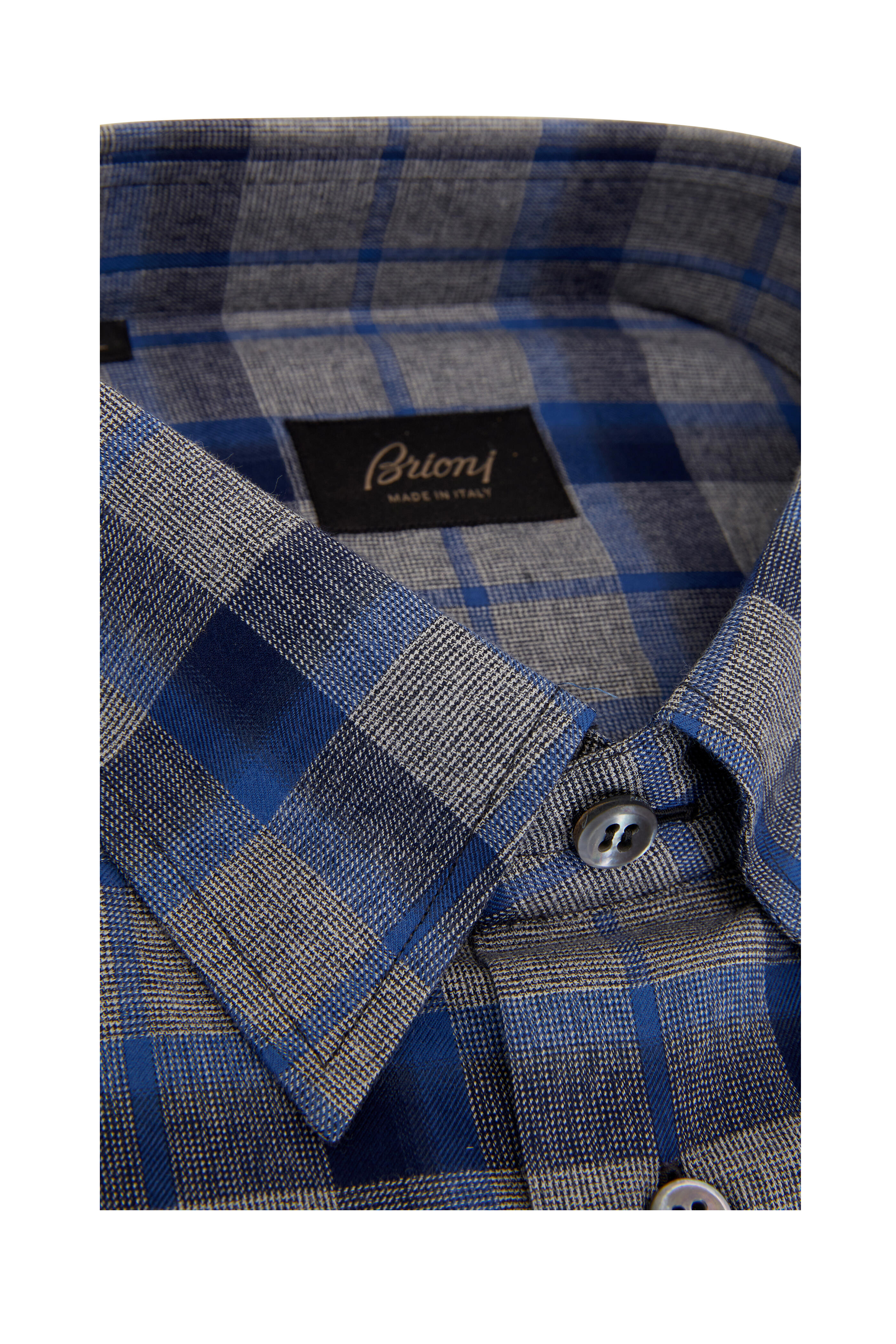 Brioni - Periwinkle Flannel Sport Shirt | Mitchell Stores