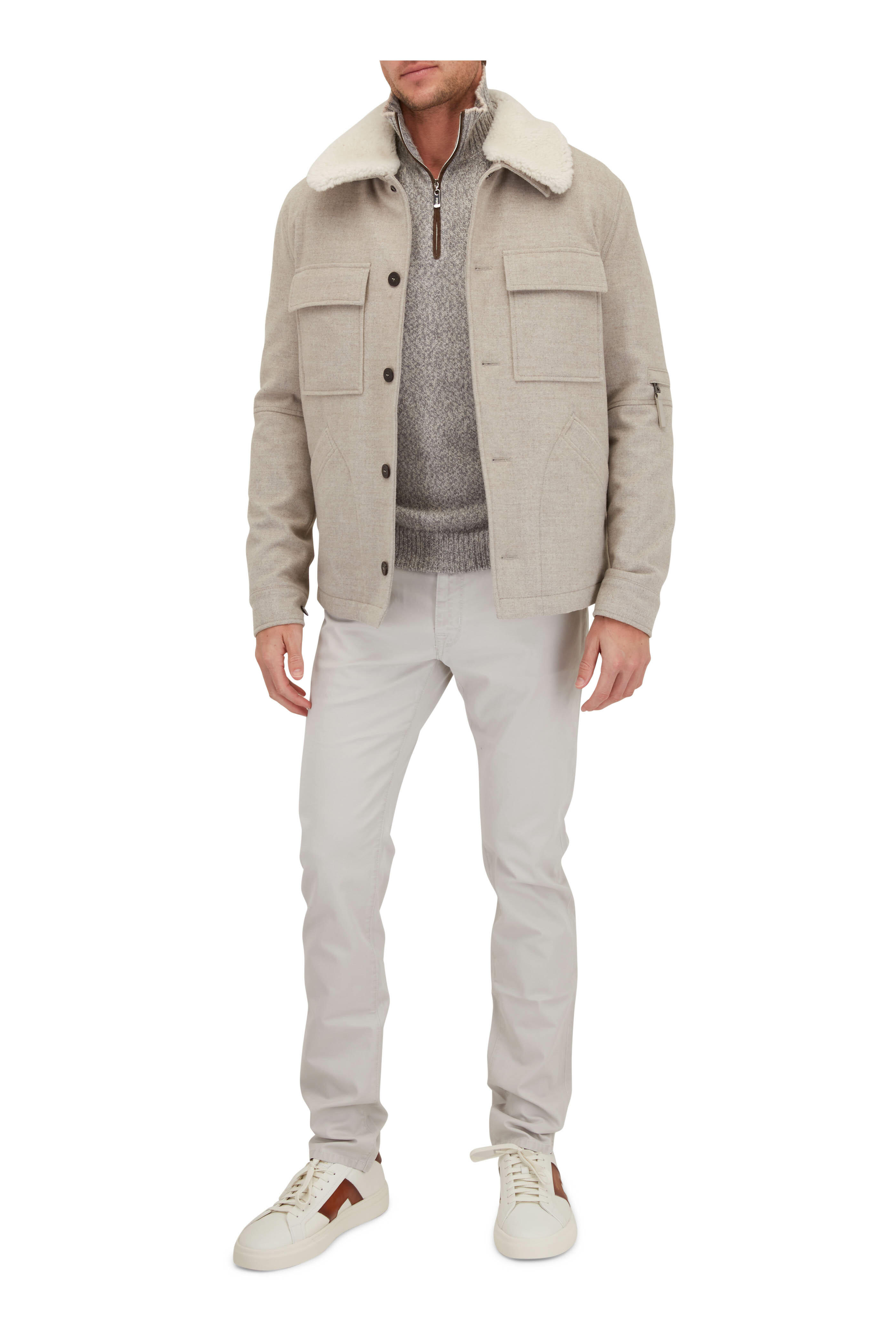 Bogner - Sand Tech Wool Trucker Jacket | Mitchell Stores