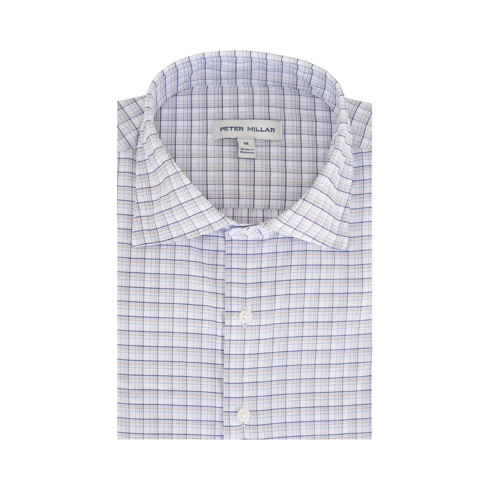 Peter Millar - Robertson Navy Performance Twill Sport Shirt