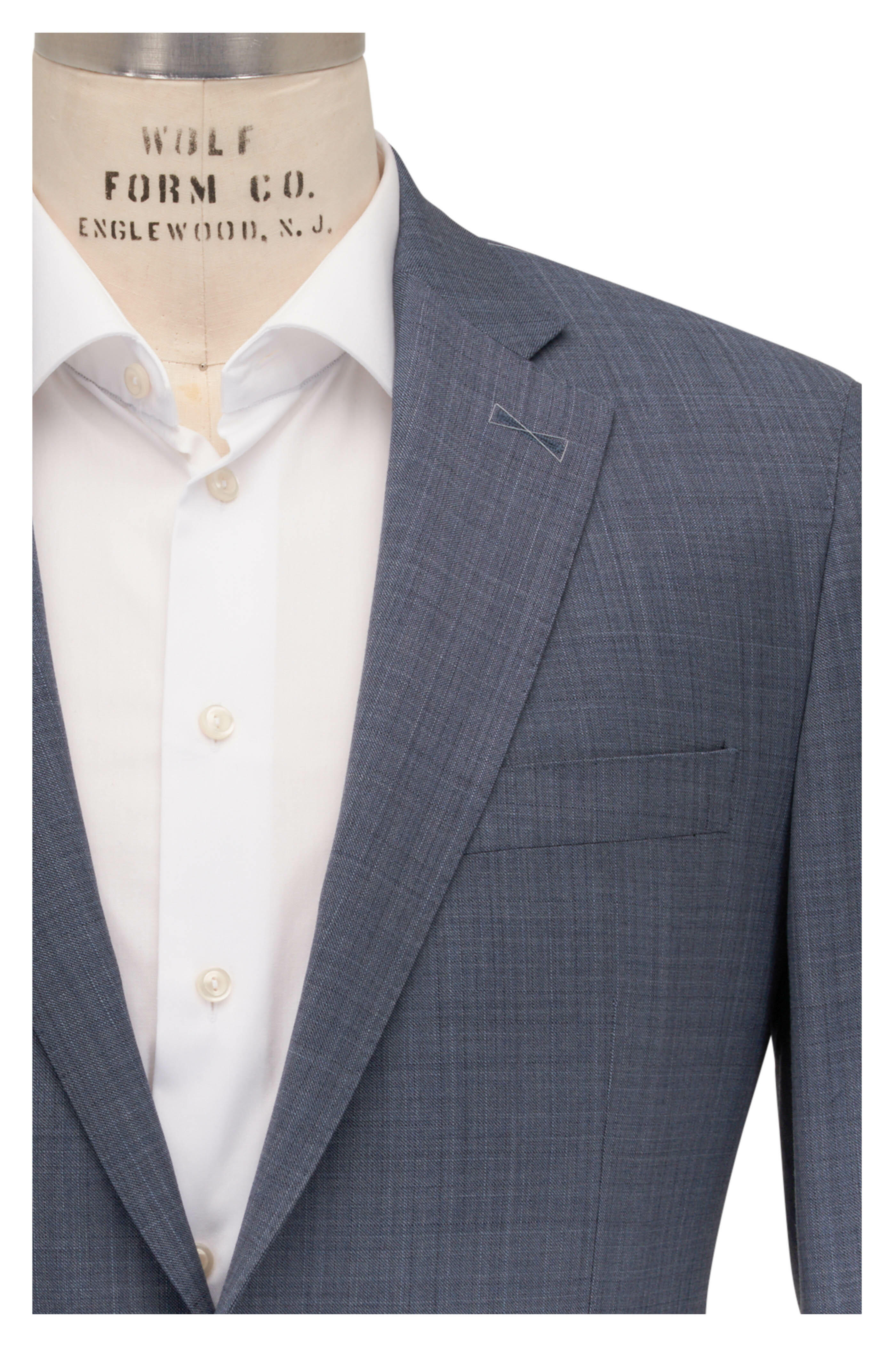 Atelier Munro - Slate Blue Stretch Wool Suit | Mitchell Stores