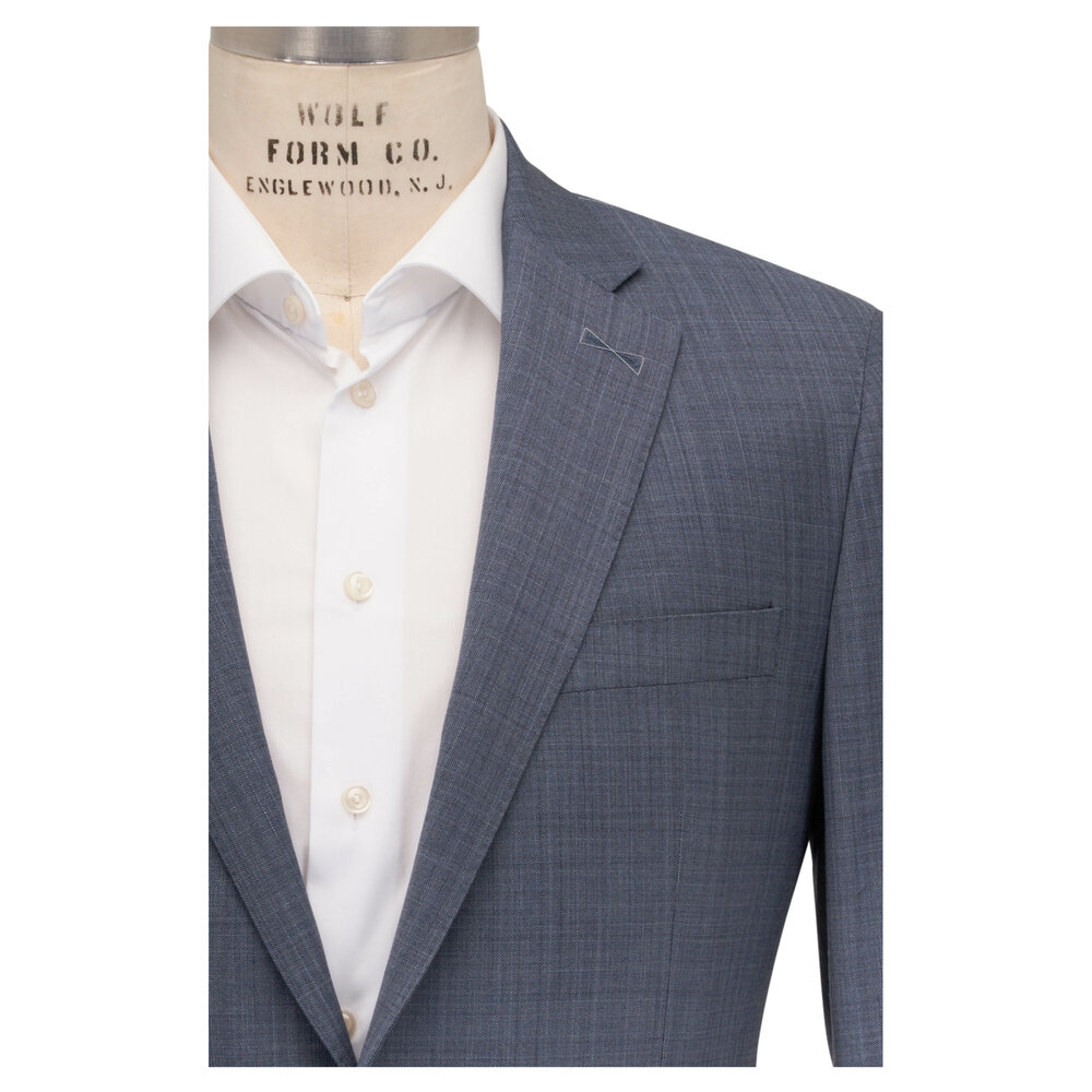 Atelier Munro - Slate Blue Stretch Wool Suit | Mitchell Stores