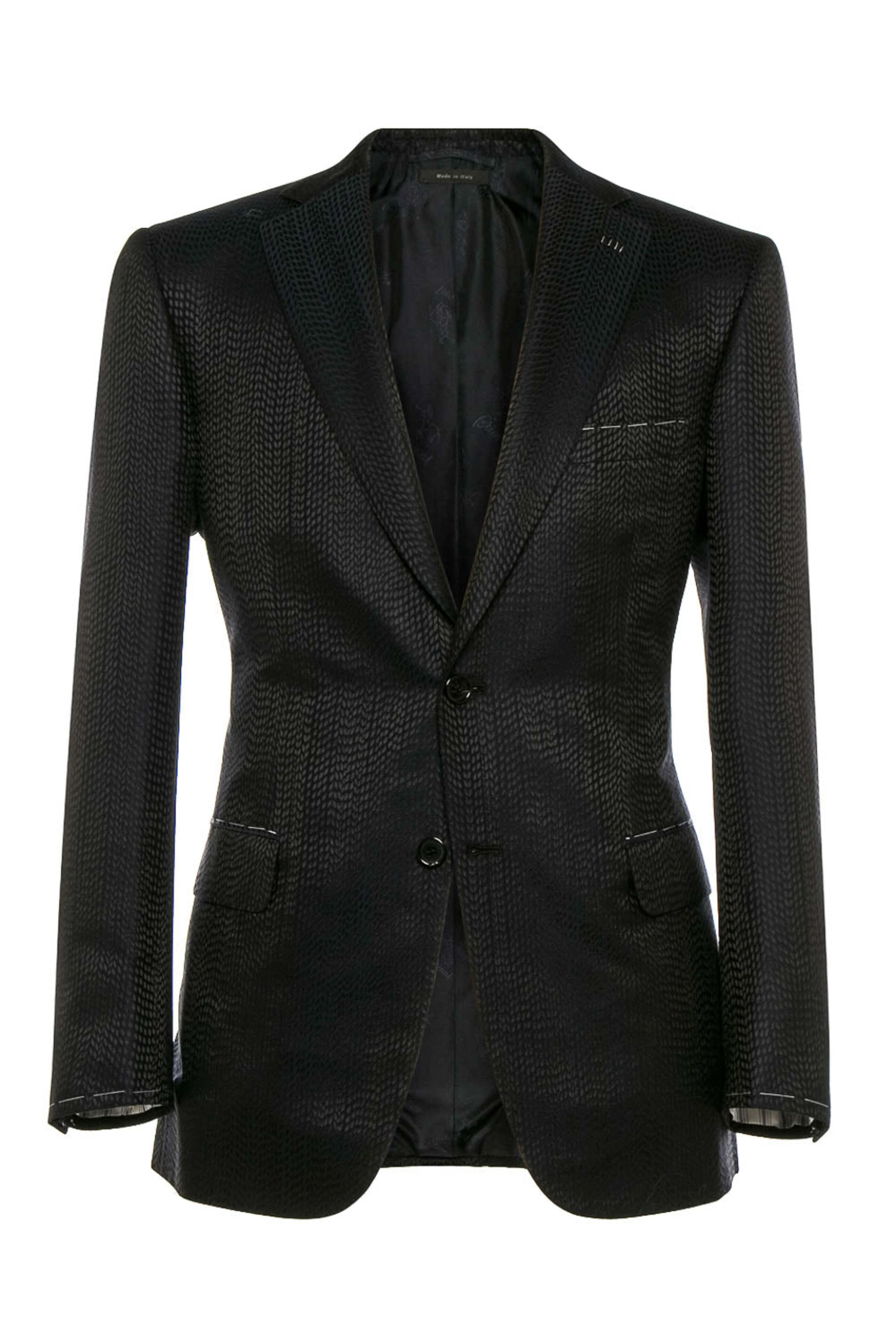 Brioni - Blue and Midnight Textured Dinner Jacket