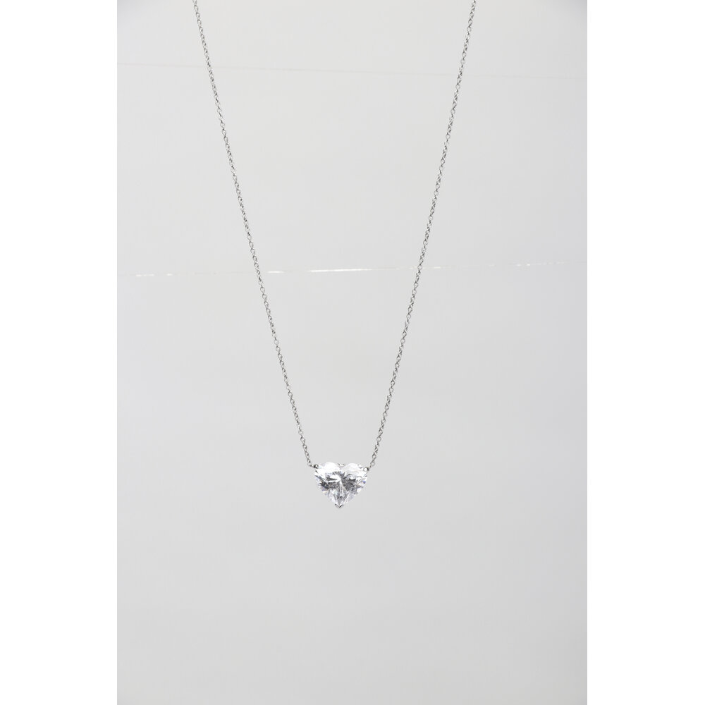 Louis Newman - Diamond Heart Pendant Necklace | Mitchell Stores