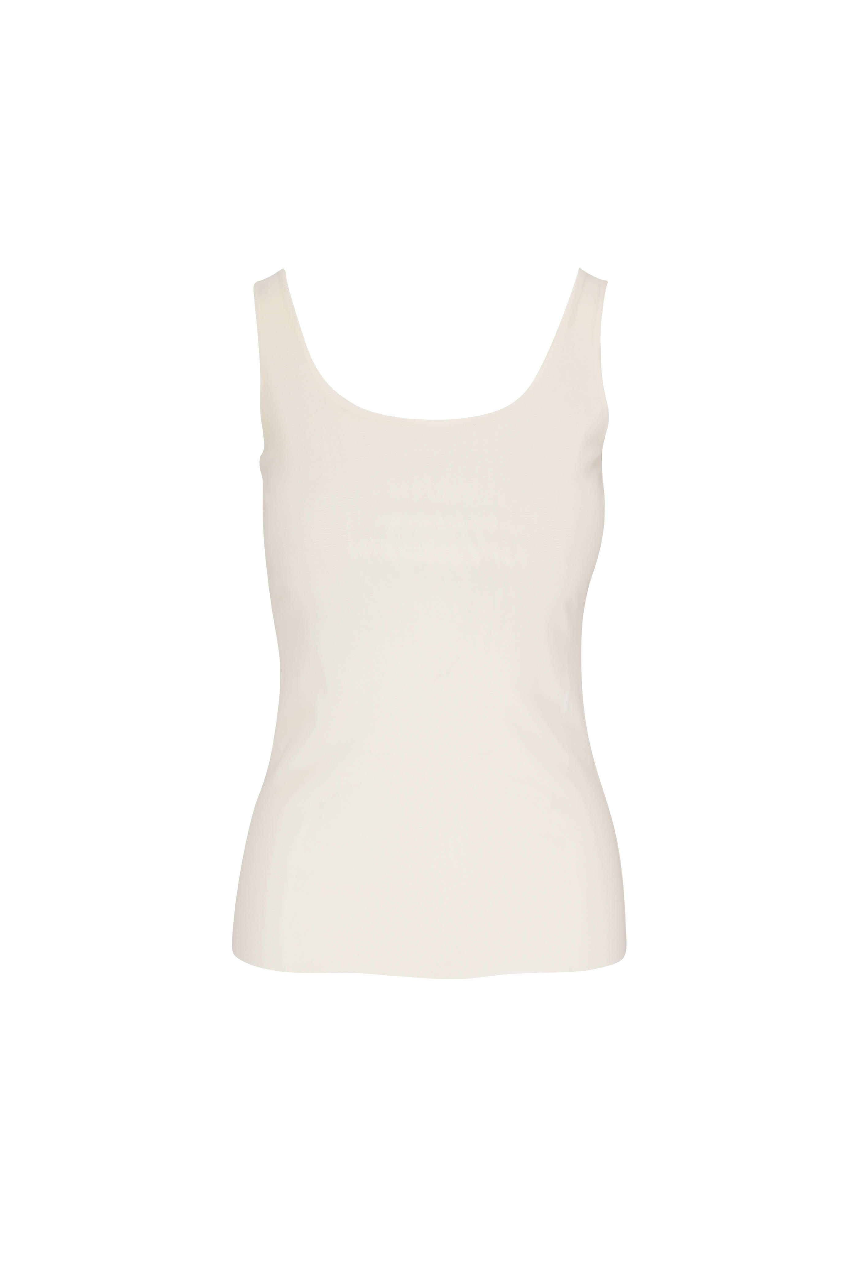D.Exterior - Ivory Mesh Scoop Neck Tank Top | Mitchell Stores