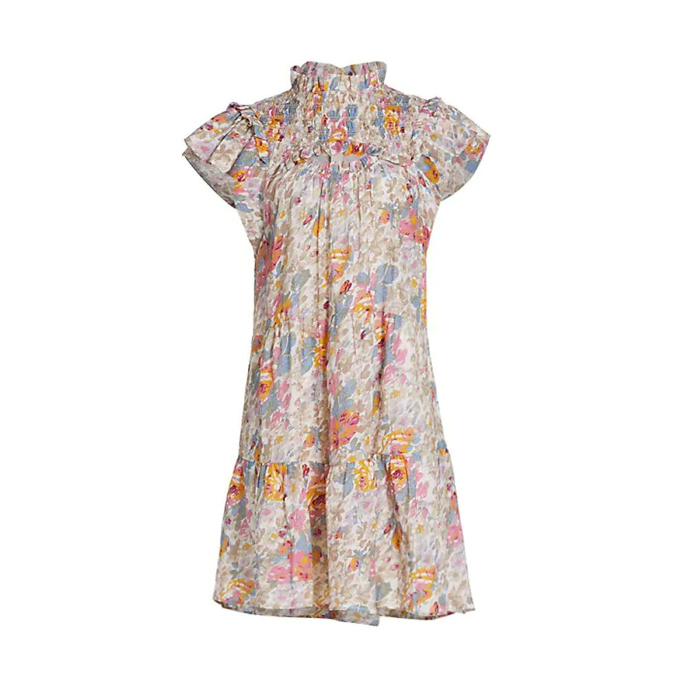 Sea NYC - Cream Floral Ines Mini Dress | Mitchell Stores