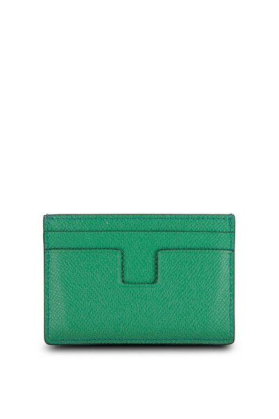 Tom Ford - Green Leather Card Case | Mitchell Stores