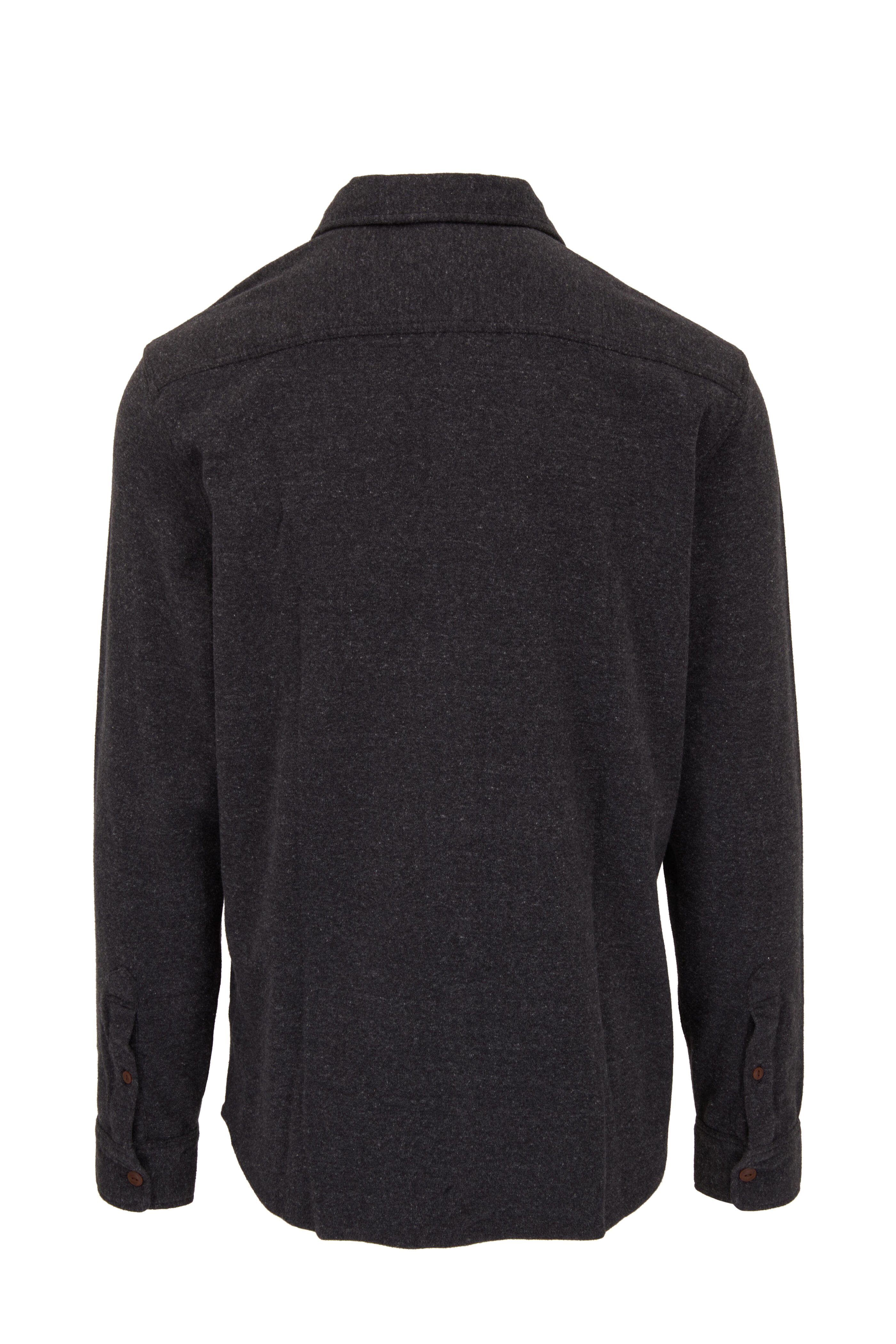 Faherty Brand - Alpine Charcoal Knit Sport Shirt