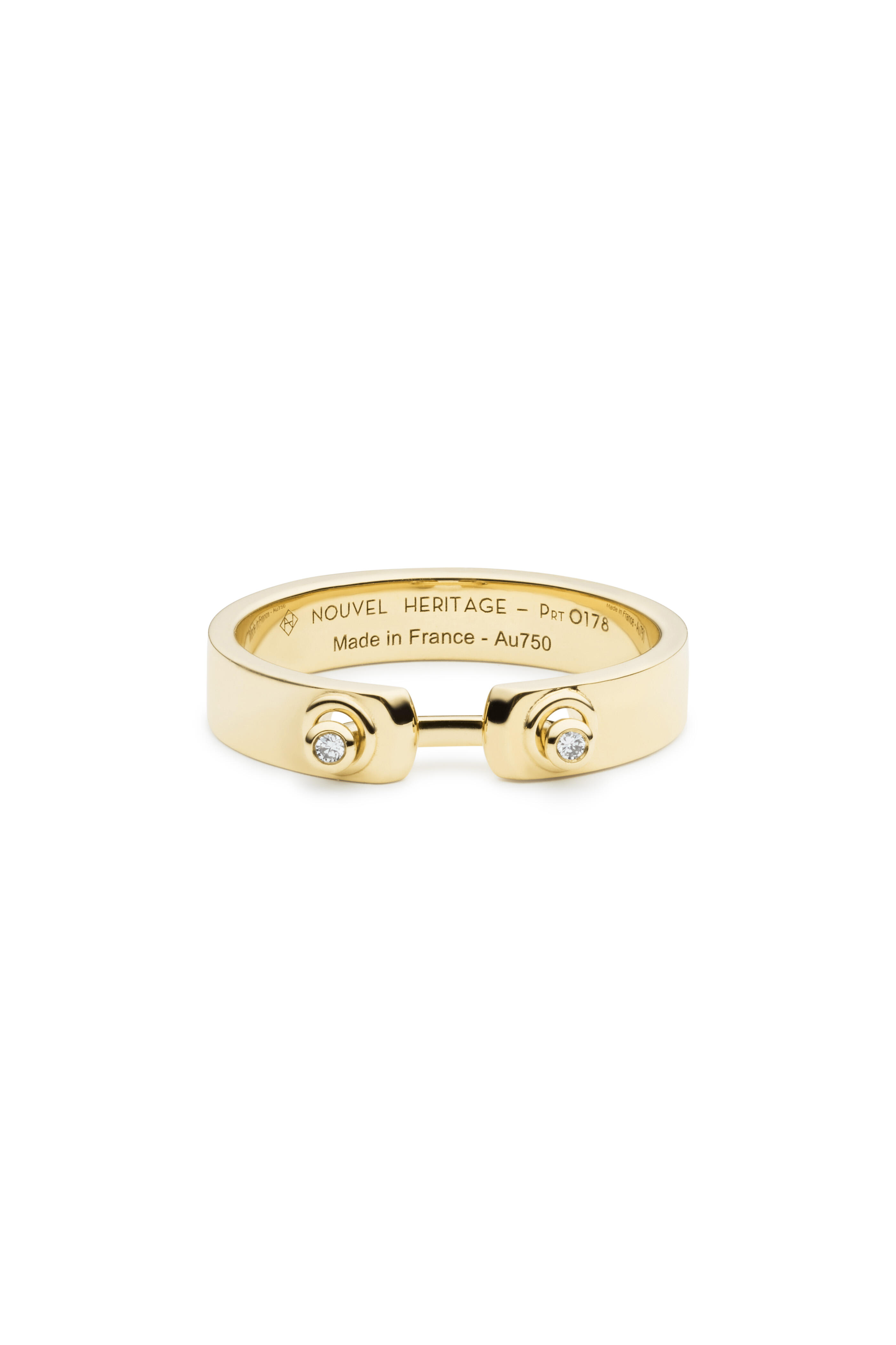 Nouvel Heritage - 18K Yellow Gold Monday Morning Diamond Mood Ring