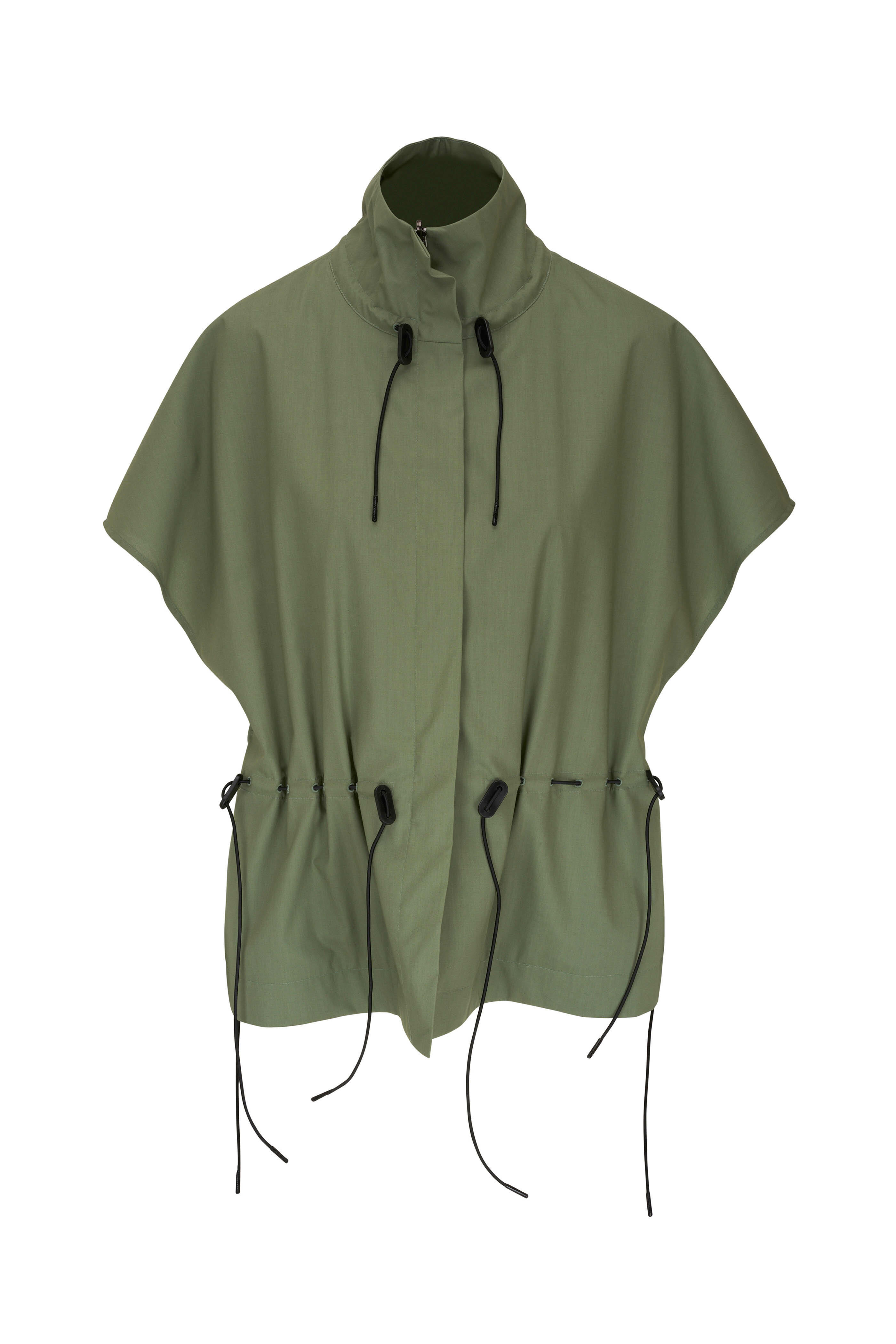 KZ_K Studio - Colliding Willow Green Reversible Parka