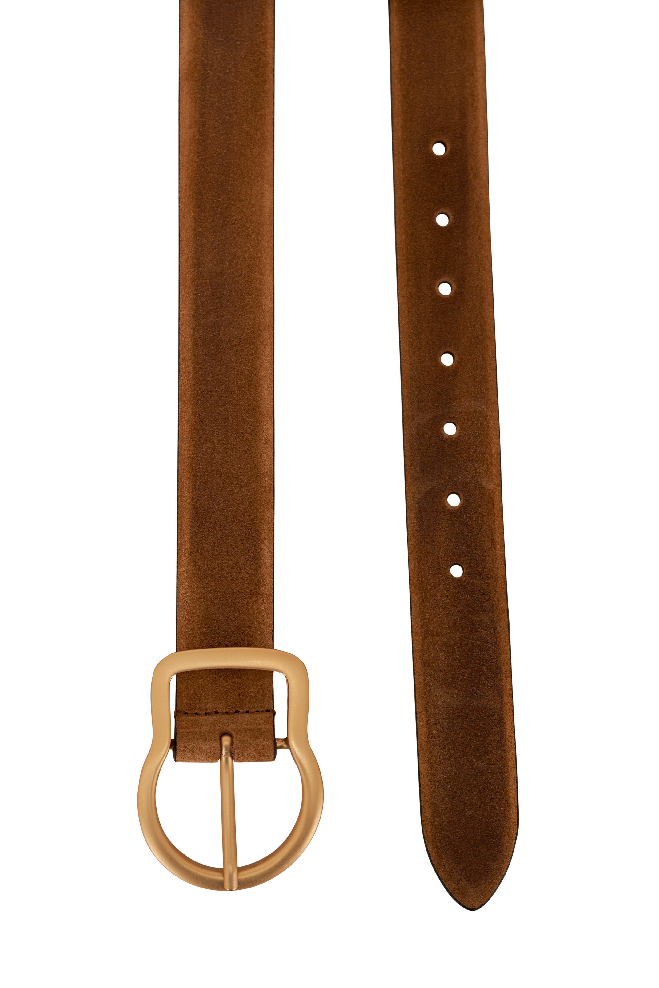 Dorothee Schumacher - Camel Waxed Suede Statement Belt