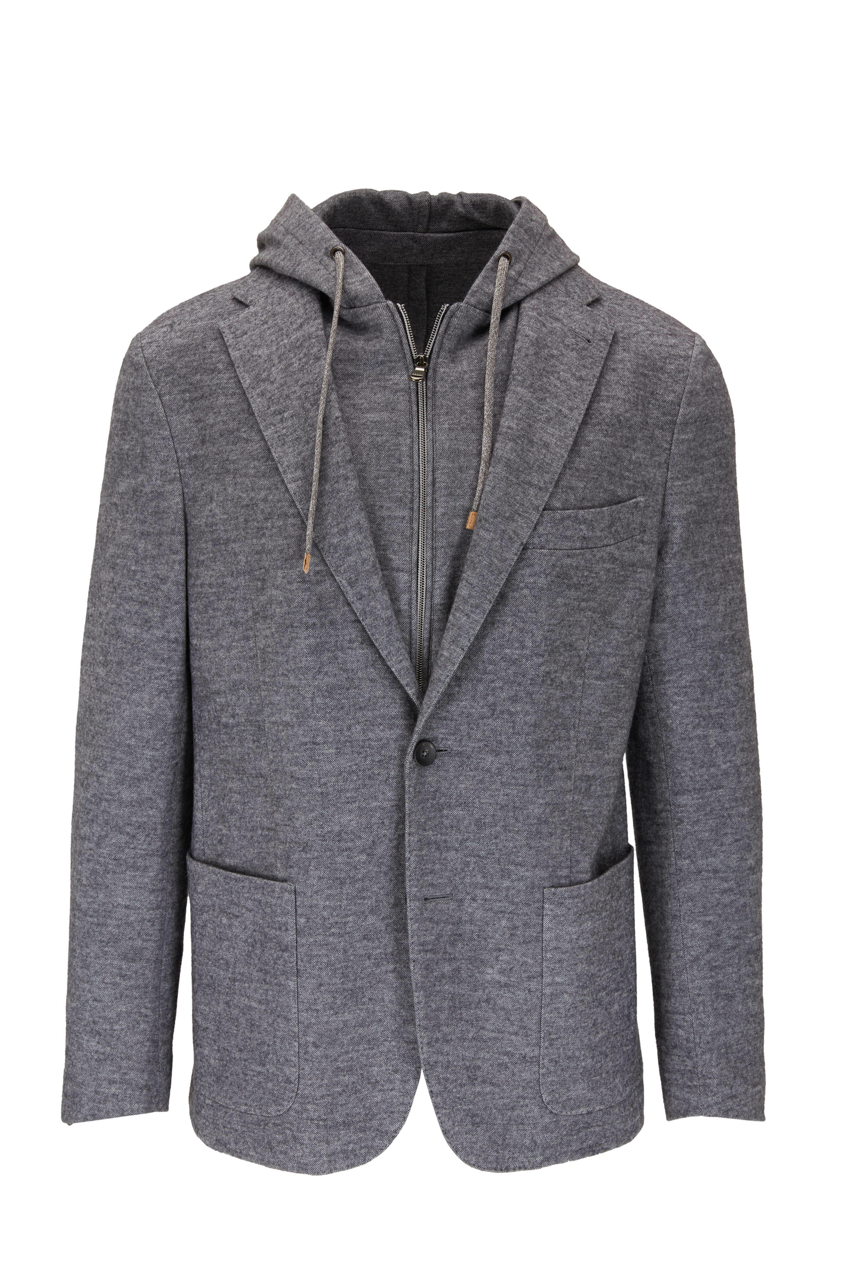 Fradi - Gray Cotton & Wool Dickey Sportcoat | Mitchell Stores