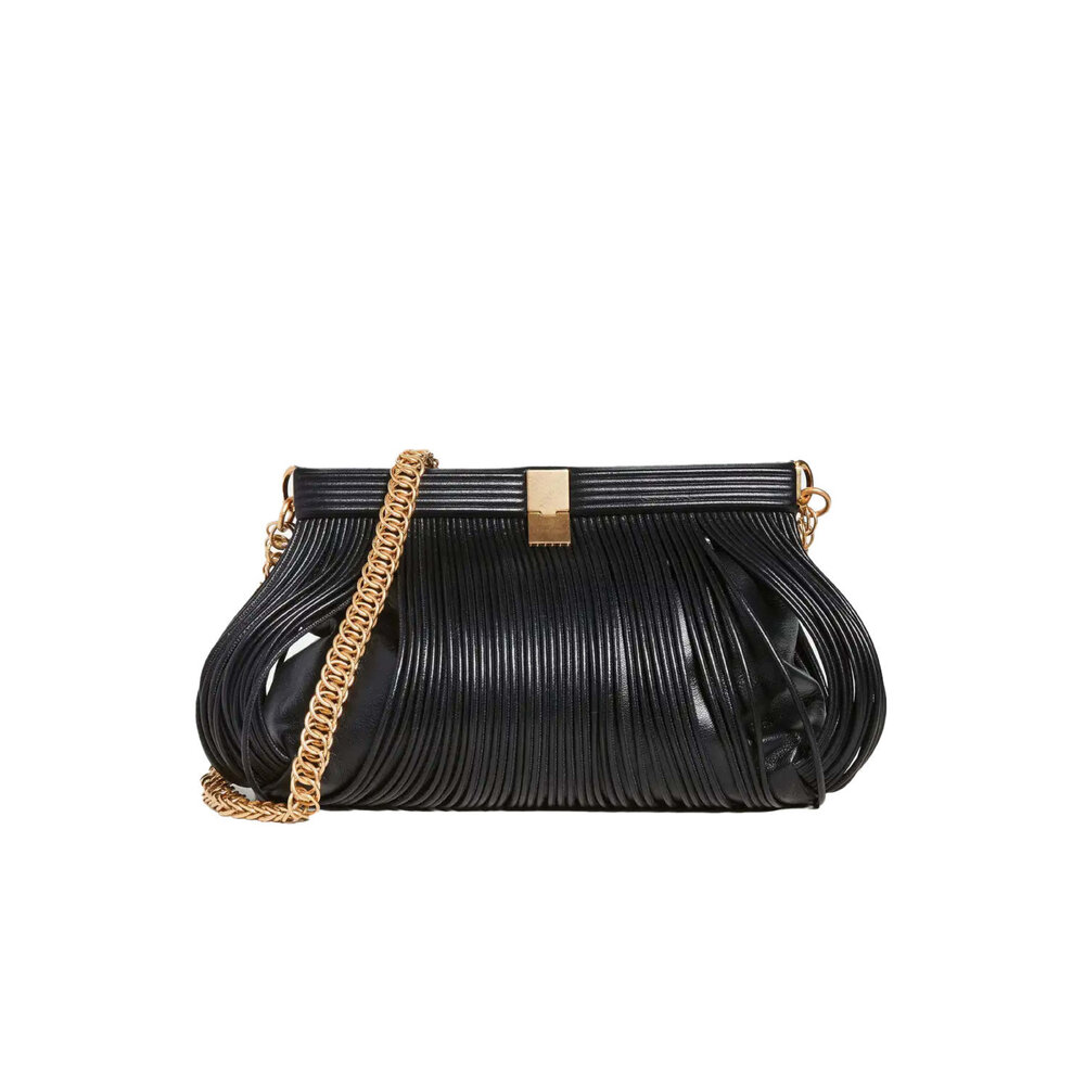 Proenza Schouler - Rolo Frame Clutch in Black | Mitchell Stores