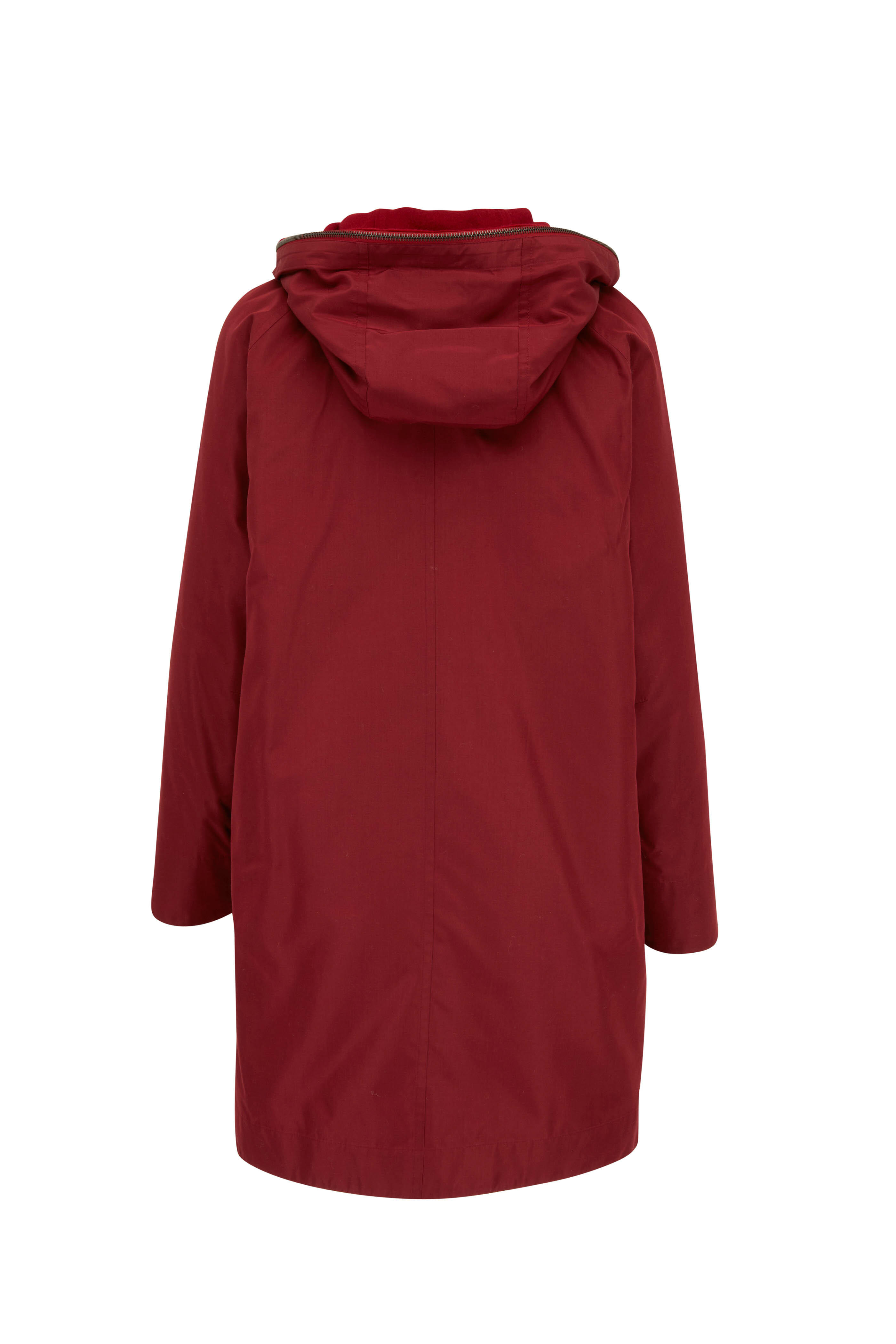Akris - Bellevue Red 2-In-1 Coat | Mitchell Stores