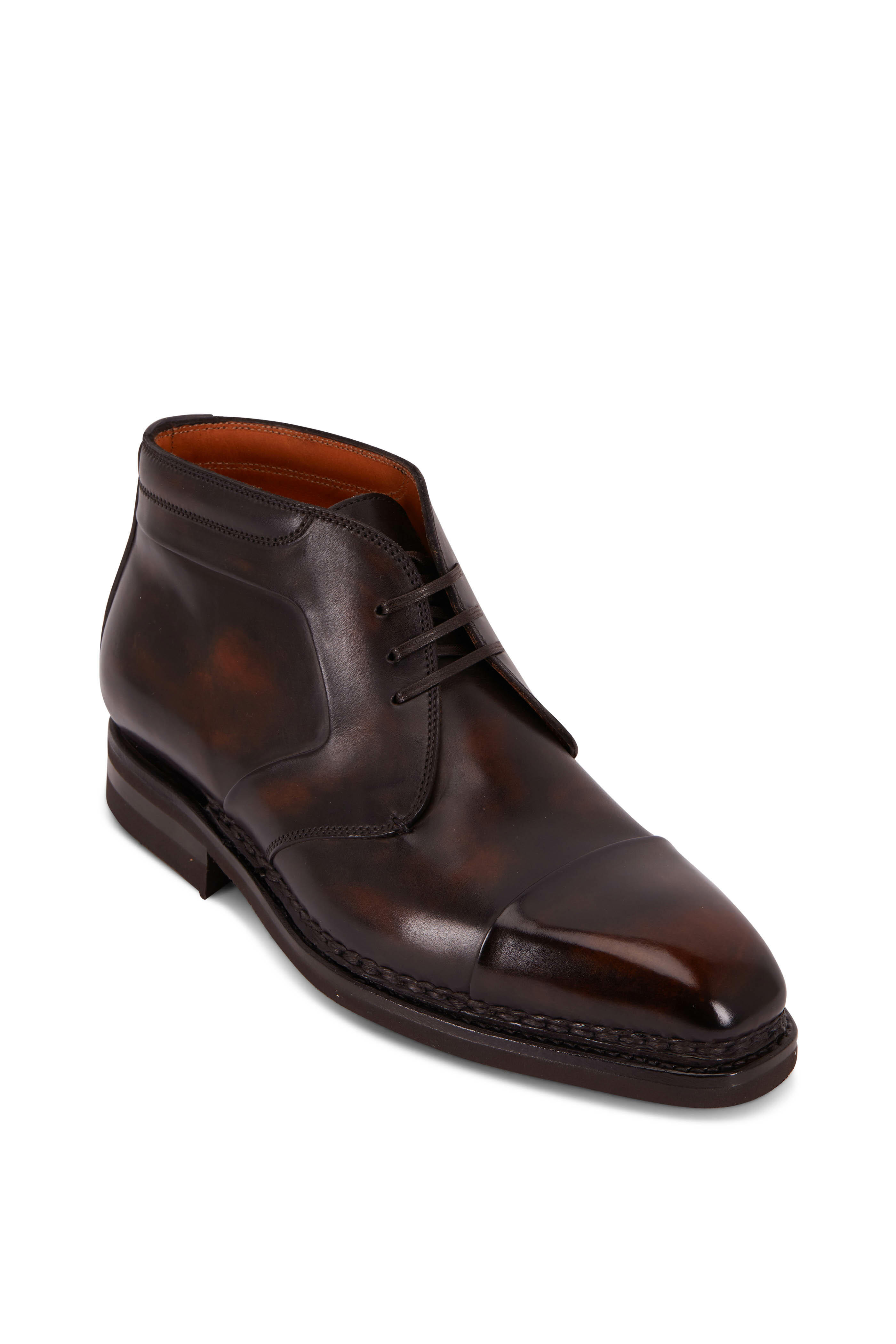Bontoni - Cacciatore Rivolta Leather Lace-Up Boot