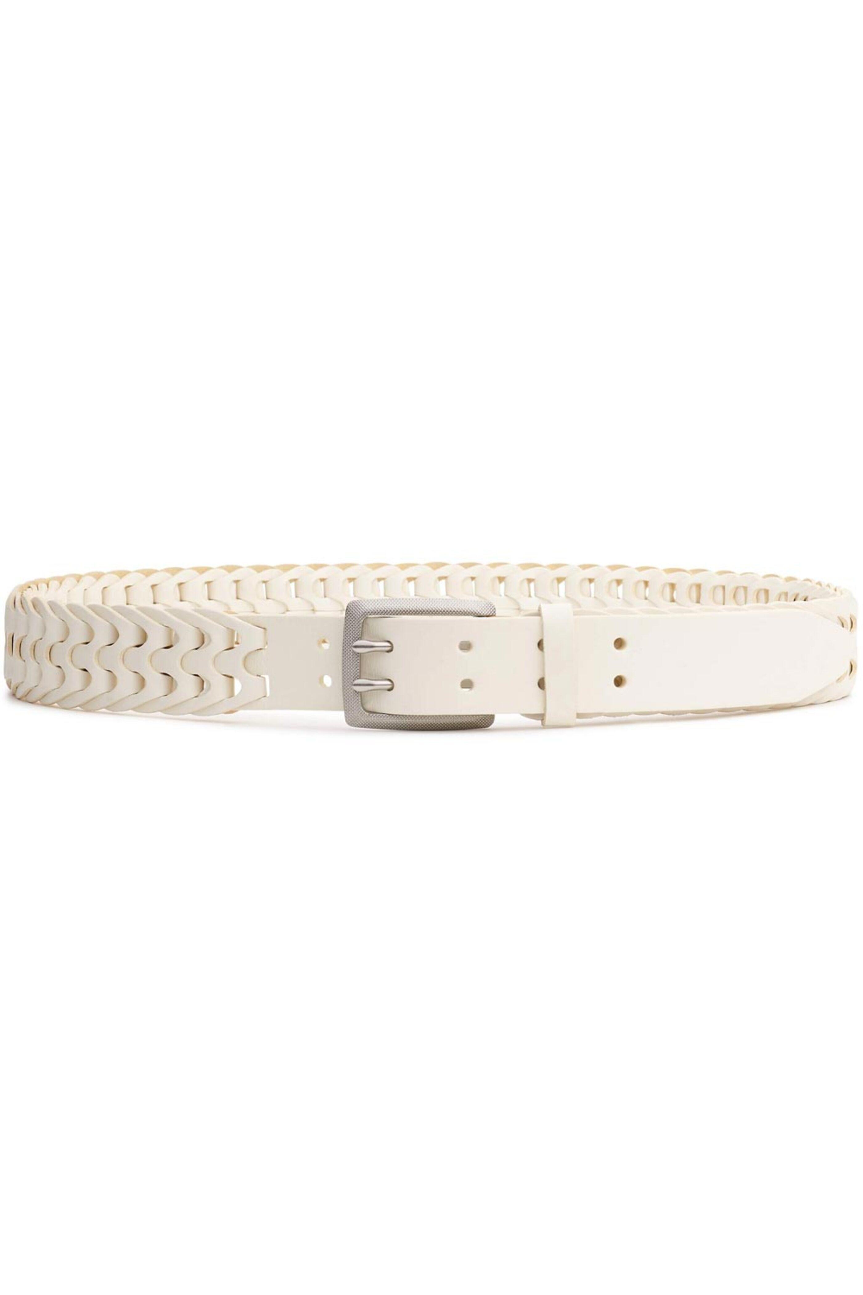 Rag & Bone - Antique White Woven Belt | Mitchell Stores