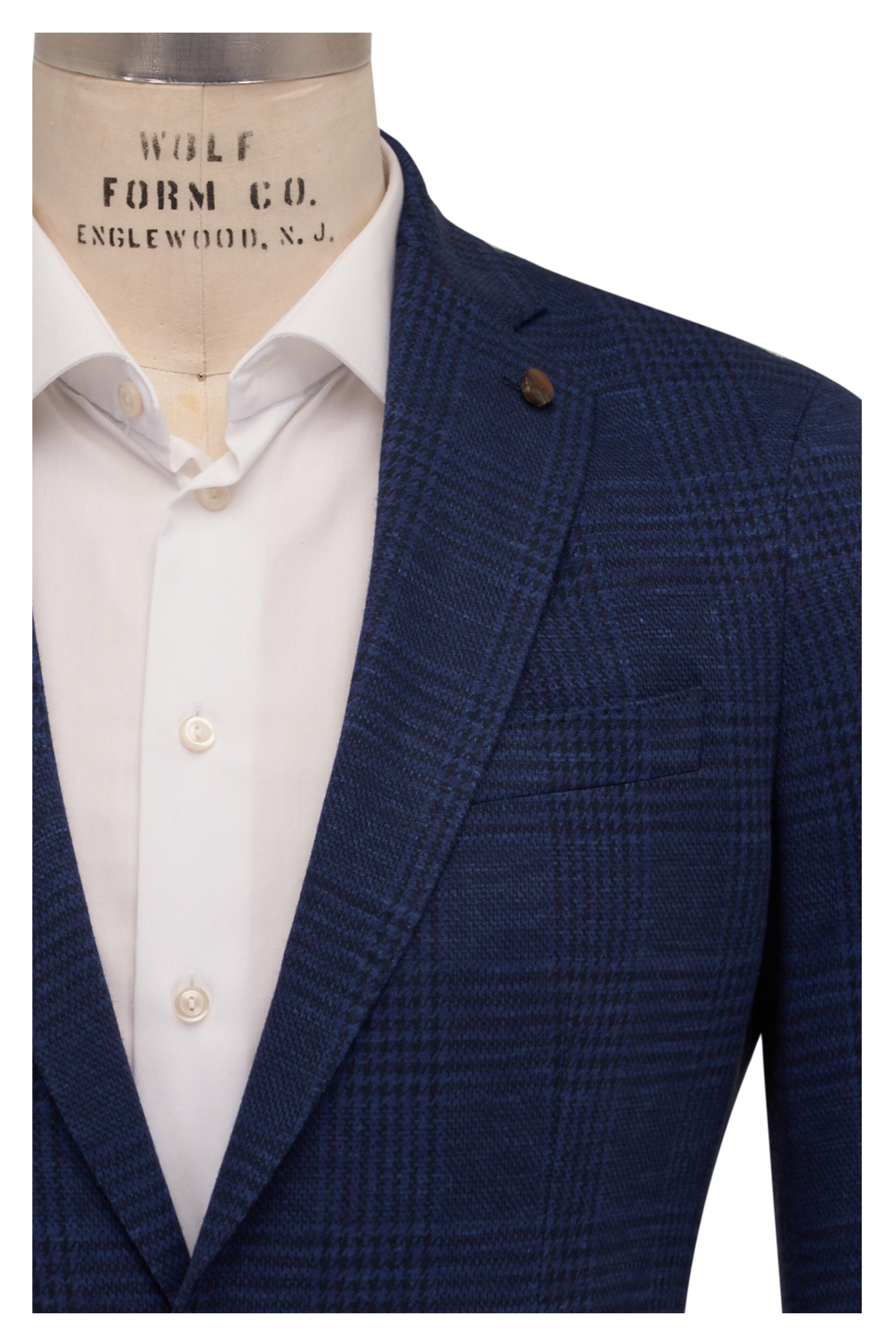 Peter Millar - Dayton Plaid Knit Soft Jacket | Mitchell Stores