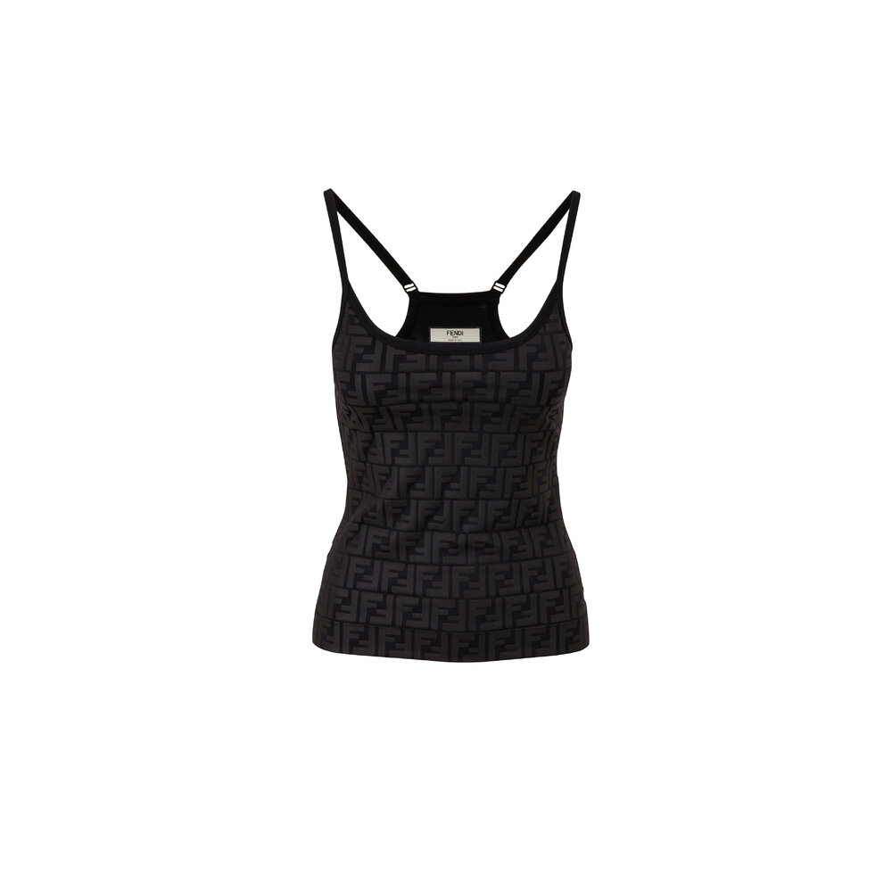 Fendi - Black Embossed FF Tank | Mitchell Stores