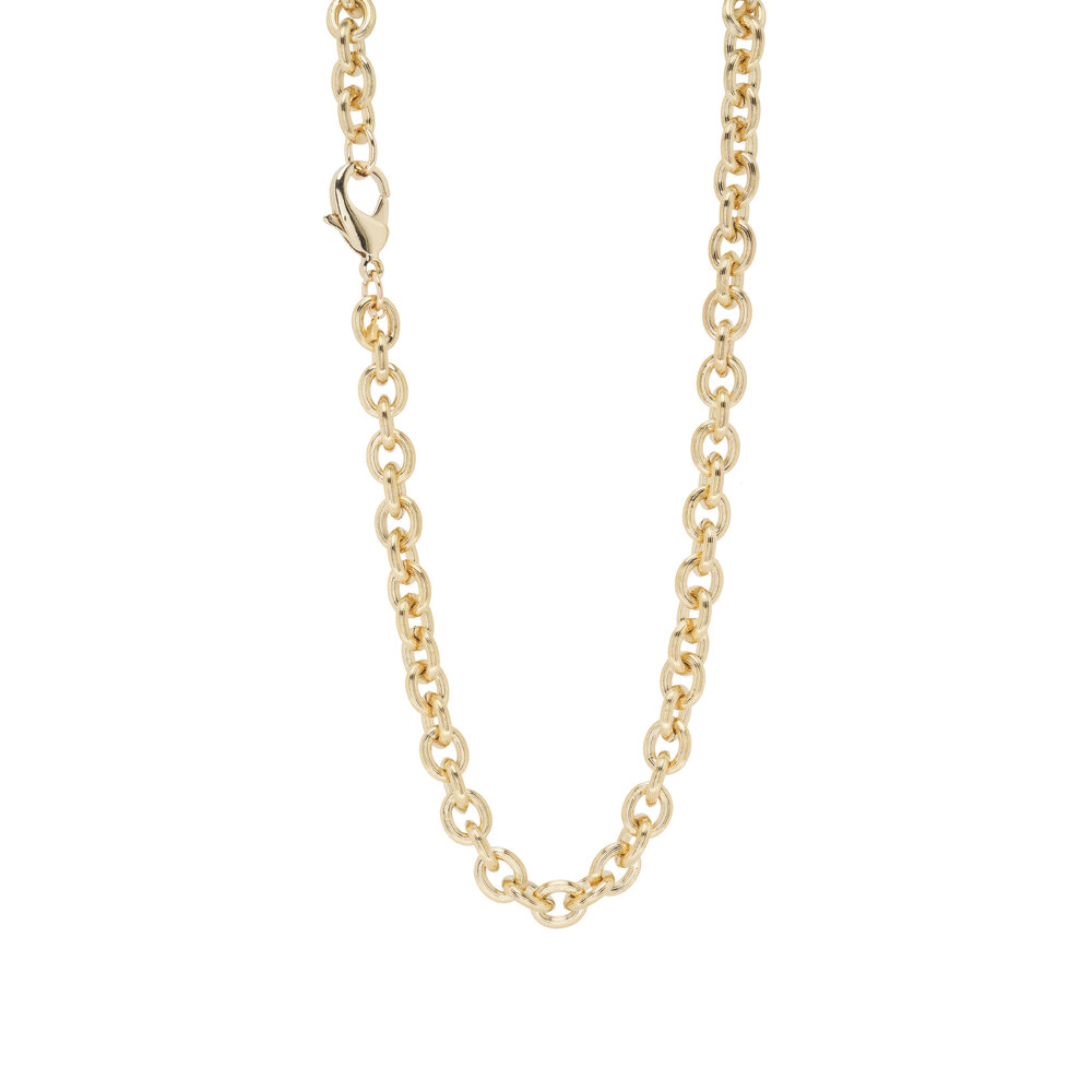 Cristina V. - Brushed Cable Chain Necklace | Mitchell Stores