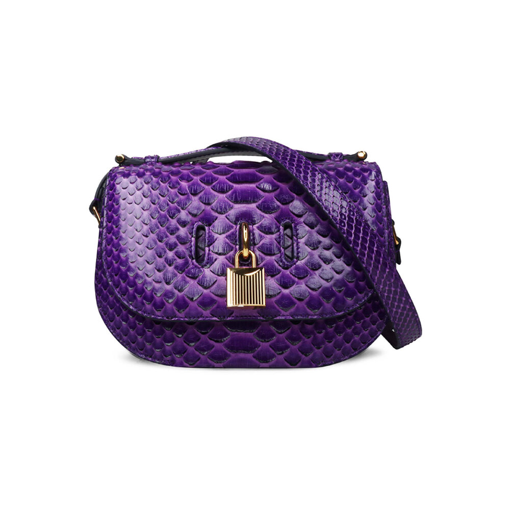 Tom Ford - Python Crossbody in Purple | Mitchell Stores